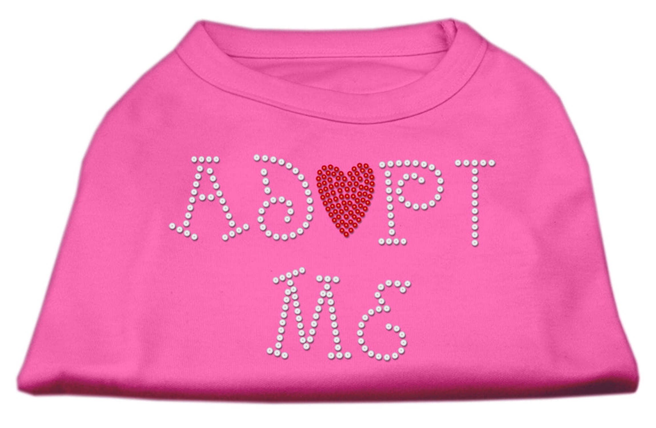Pet Dog Cat Shirt Rhinestone,"Adopt Me" - Walmart.com