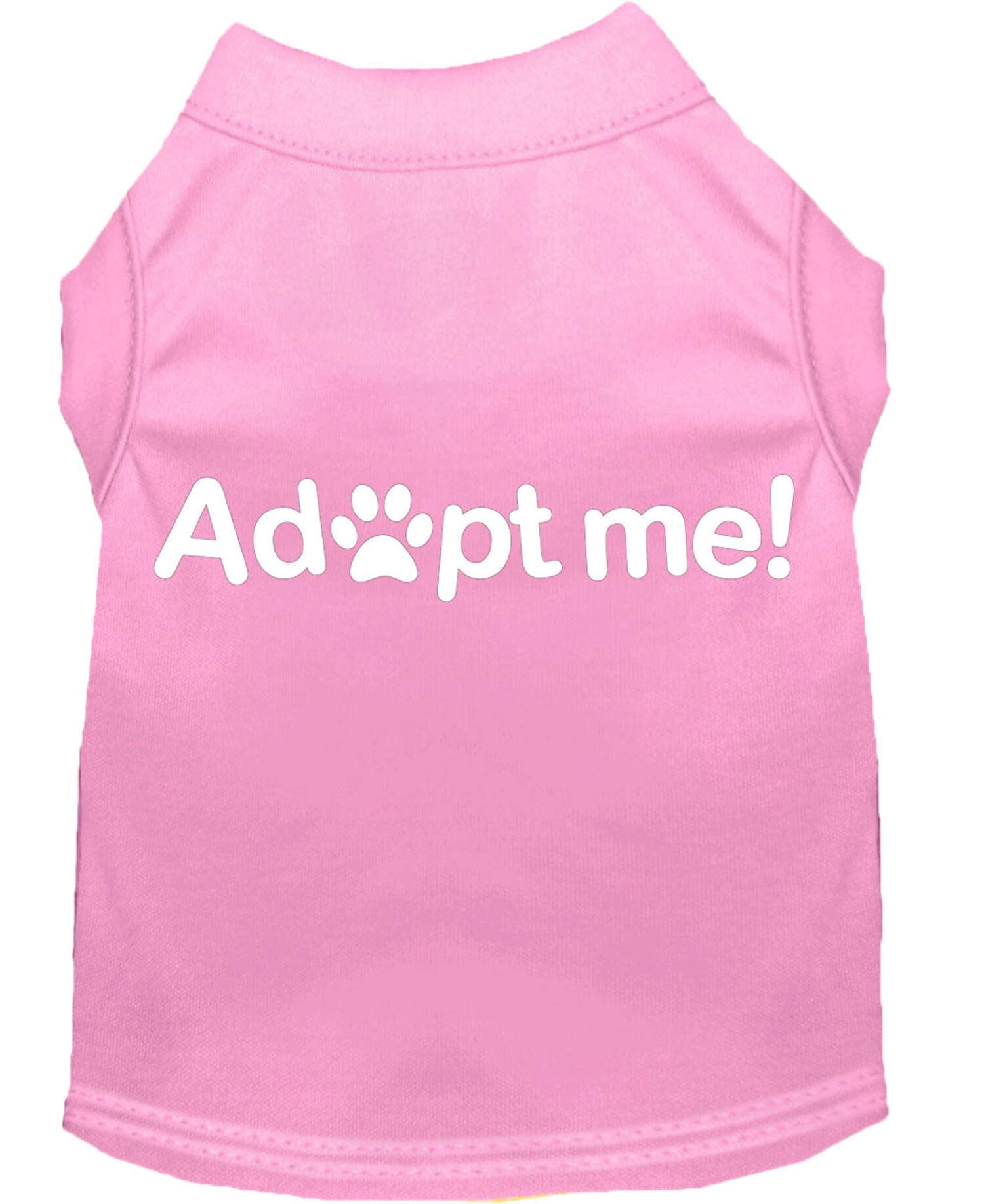 Pet Dog Cat Shirt Screen Printed, "Adopt Me" - Walmart.com