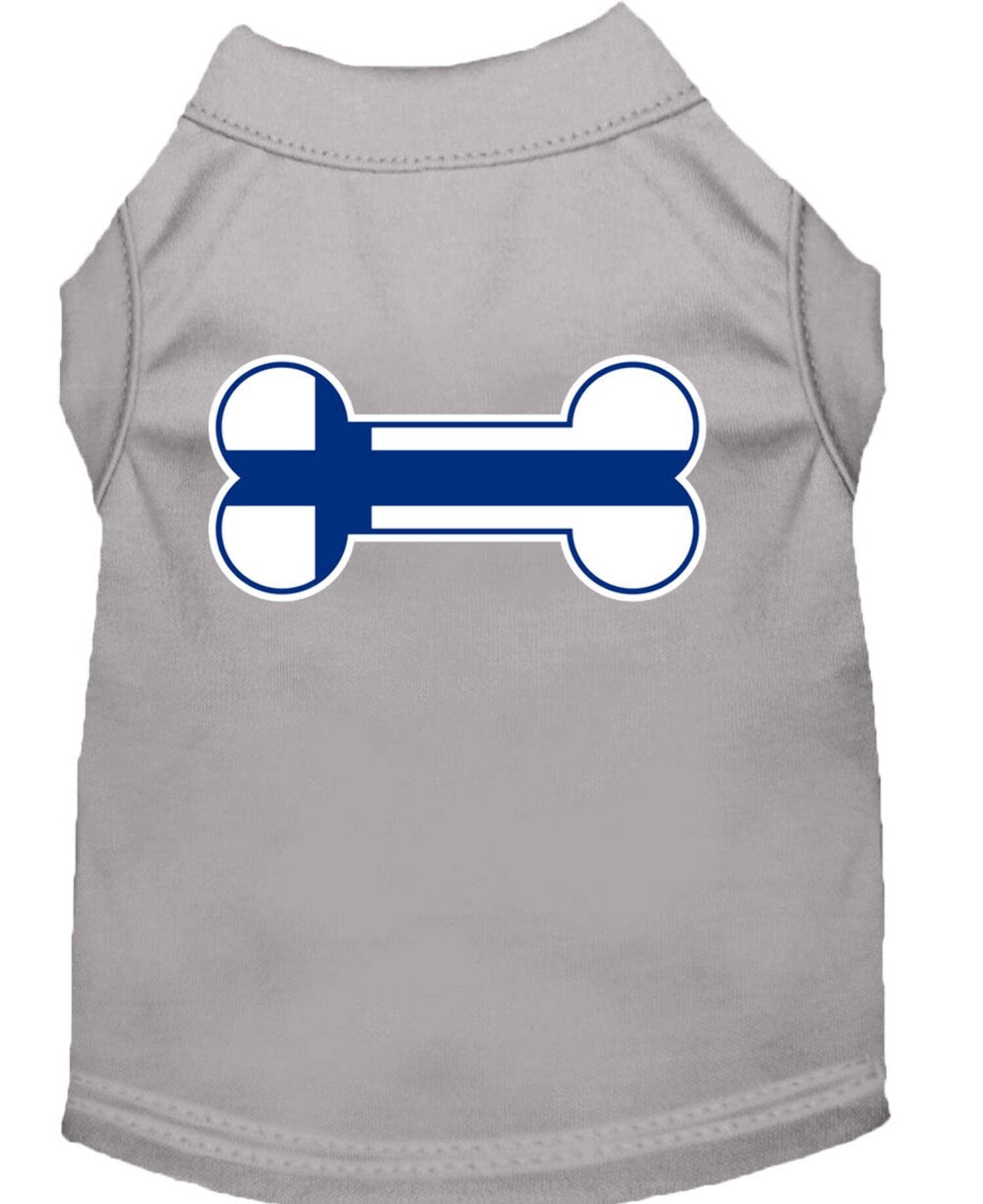 Pet Dog Cat Shirt Screen Printed, "Bone Shaped Finland Flag" - Walmart.com