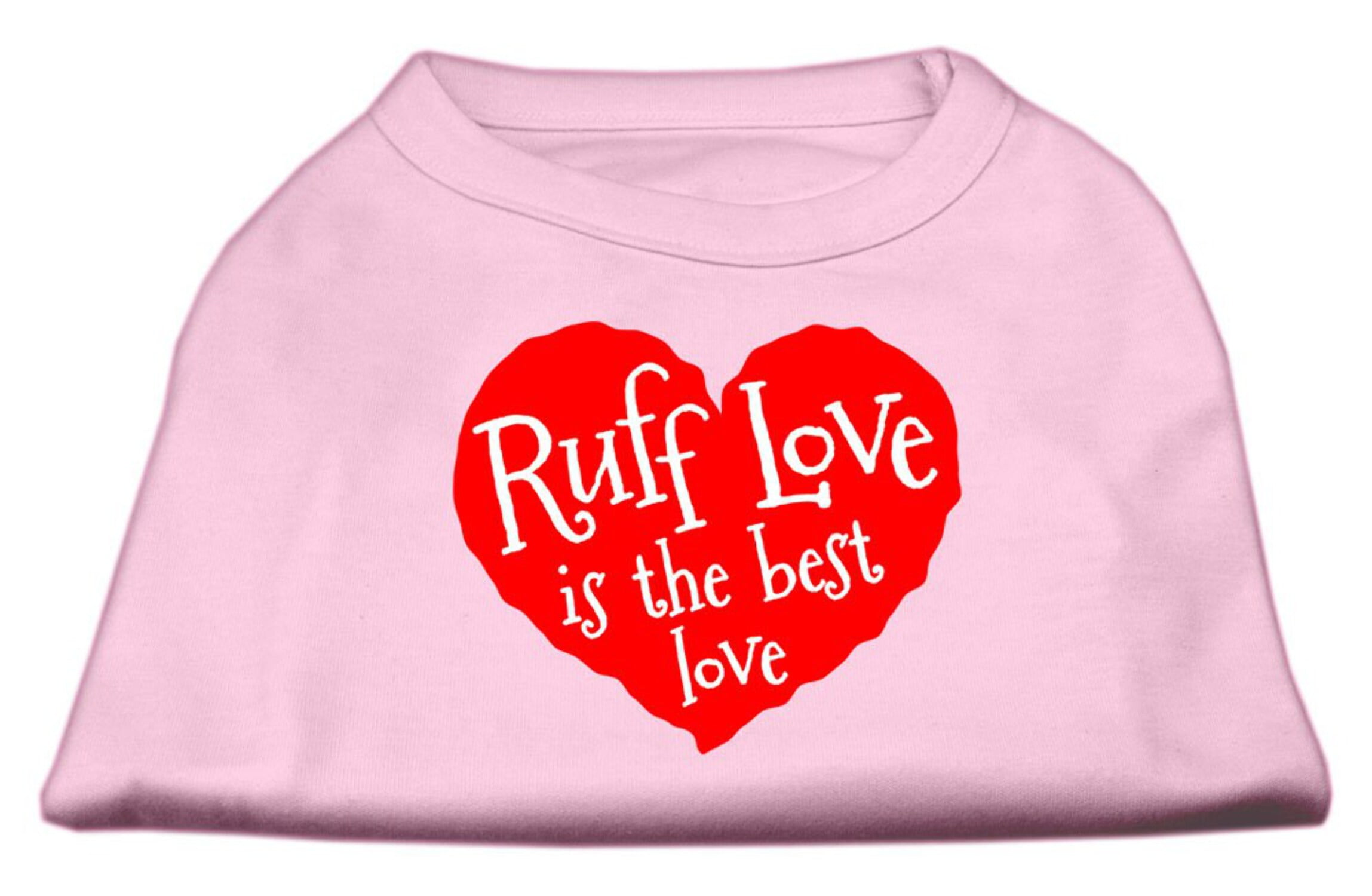 Pet Dog Cat Shirt Screen Printed, "Ruff Love" - Walmart.com