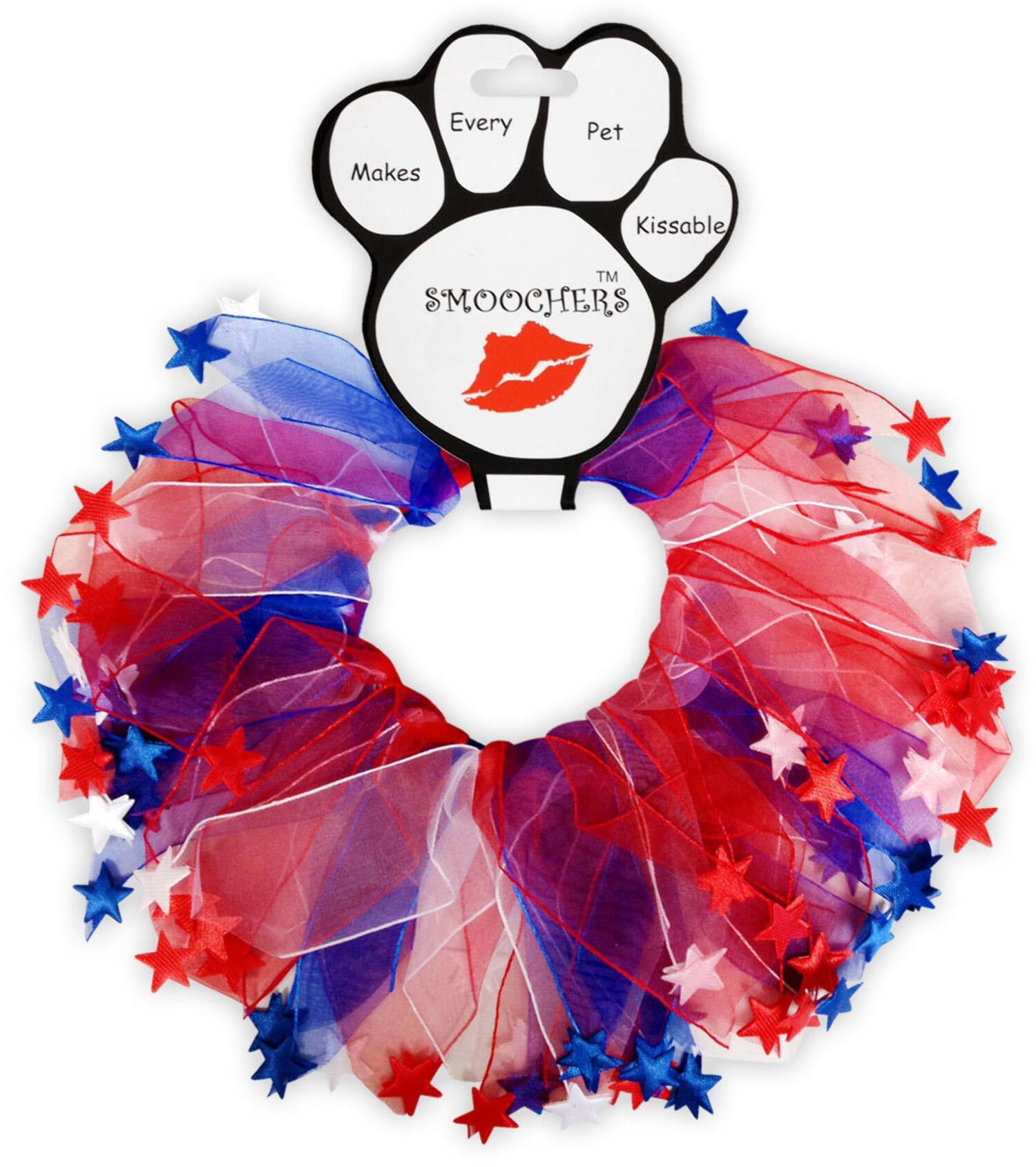 Pet, Dog Cat Smoocher Pet Necklace, "Patriotic" - Walmart.com