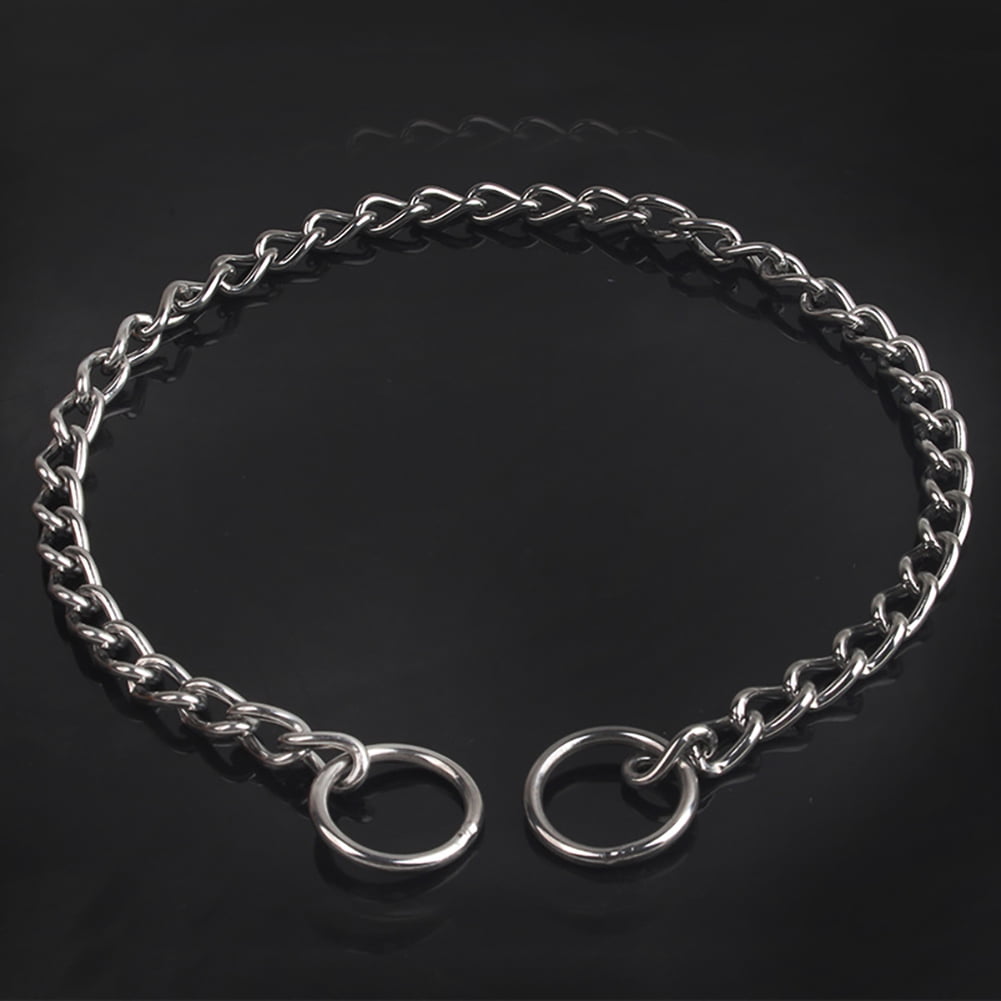 Pet Dog Chain Training CollarAdjustable Stainless Steel Choke Collar ...