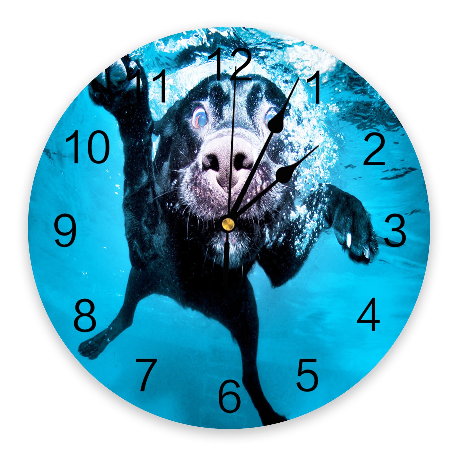 Pet Dog Dachshund Cartoon Wall Clock Kitchen Home Living Room ...
