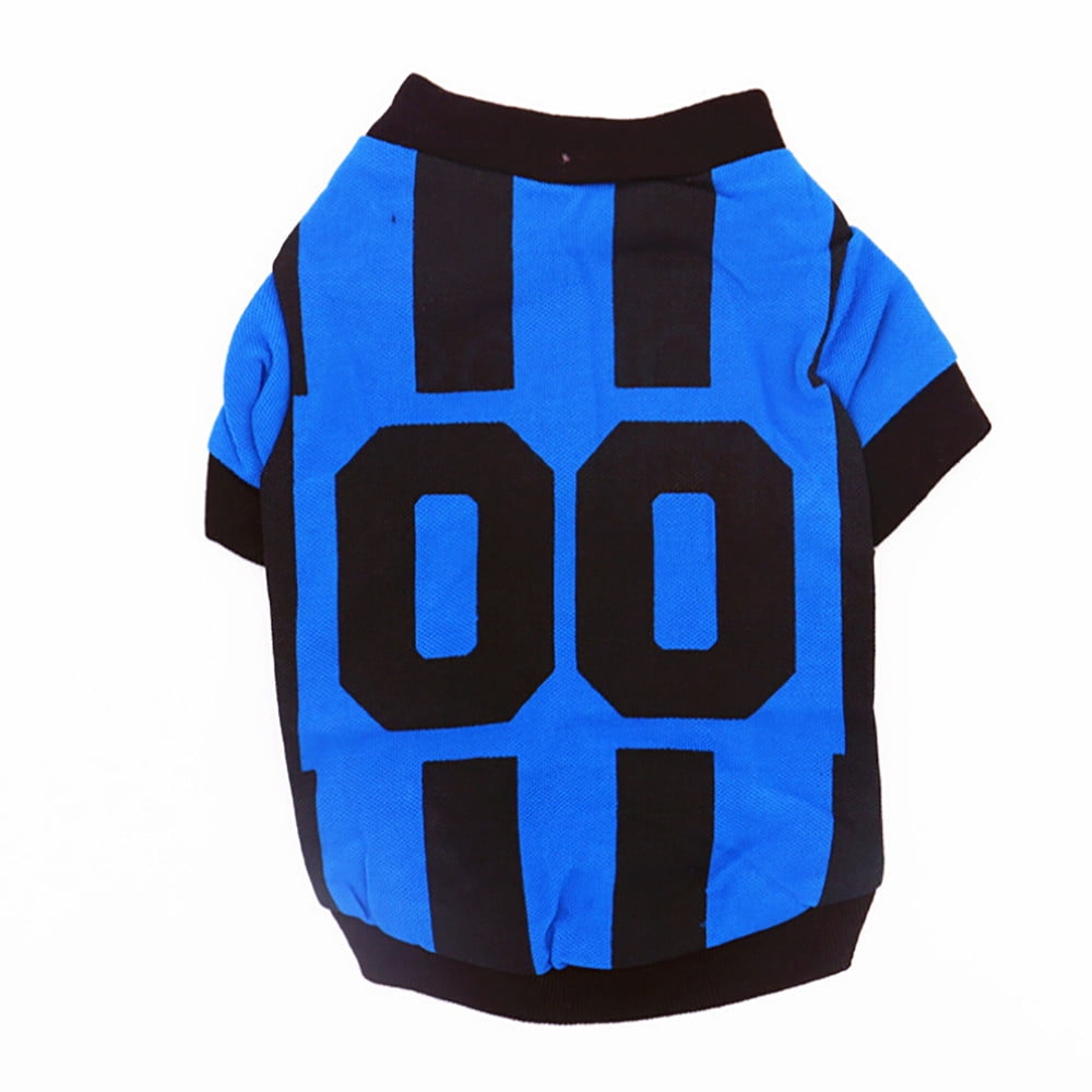 Pet Dog Football Puppies Clothes for Boy Dogs Vest Clothes For Dogs Dog ...