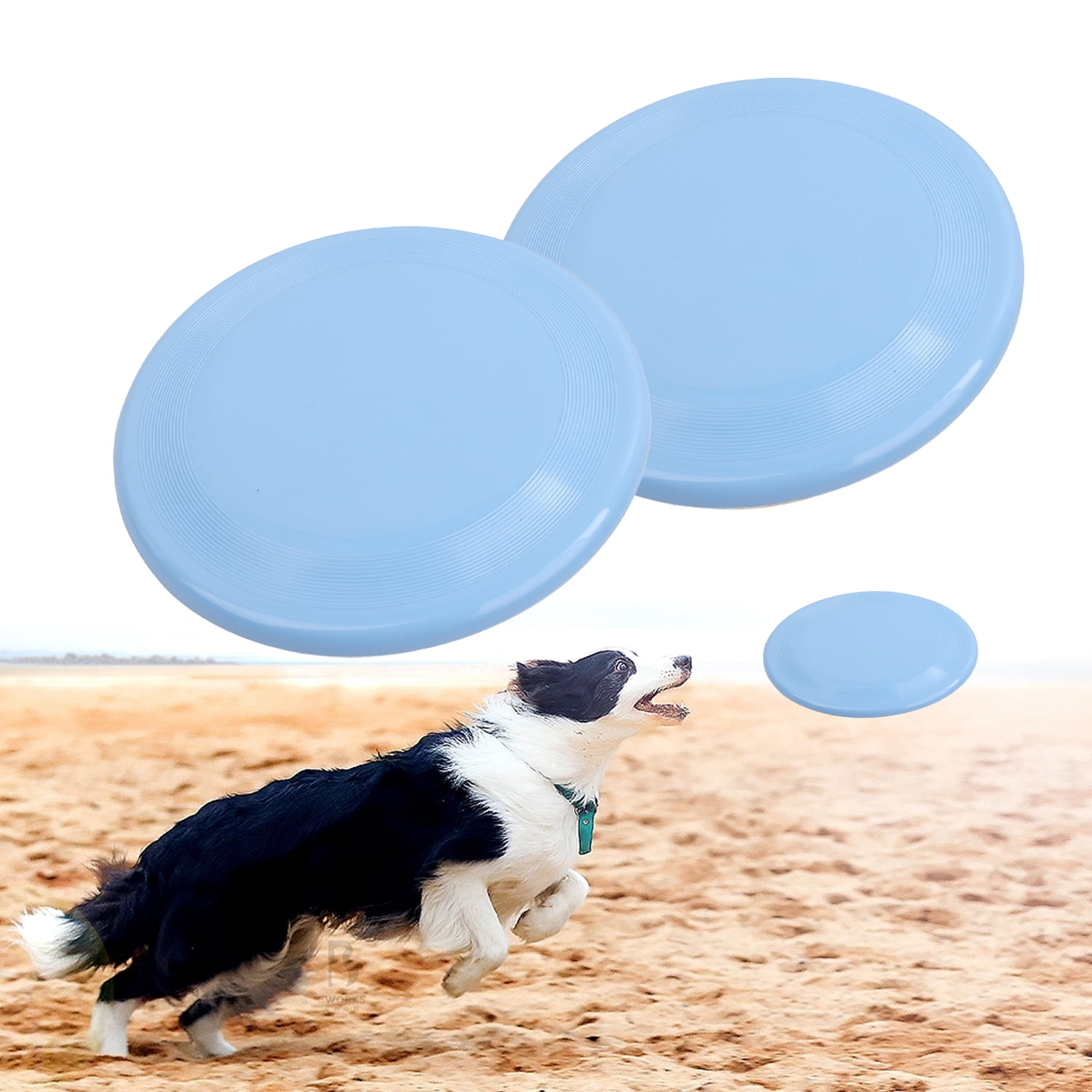 Pet Dog Frisbee, 2 Pack, 8 Inch Dog Frisbee, Pet Interactive Training ...
