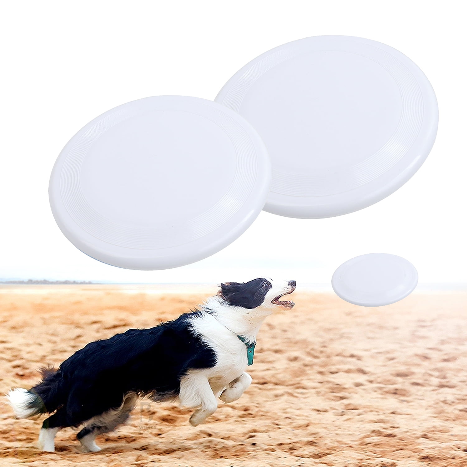 Walmart Pet Dog Frisbee, 2 Pack, 8 Inch, Training, Bite Resistant ...