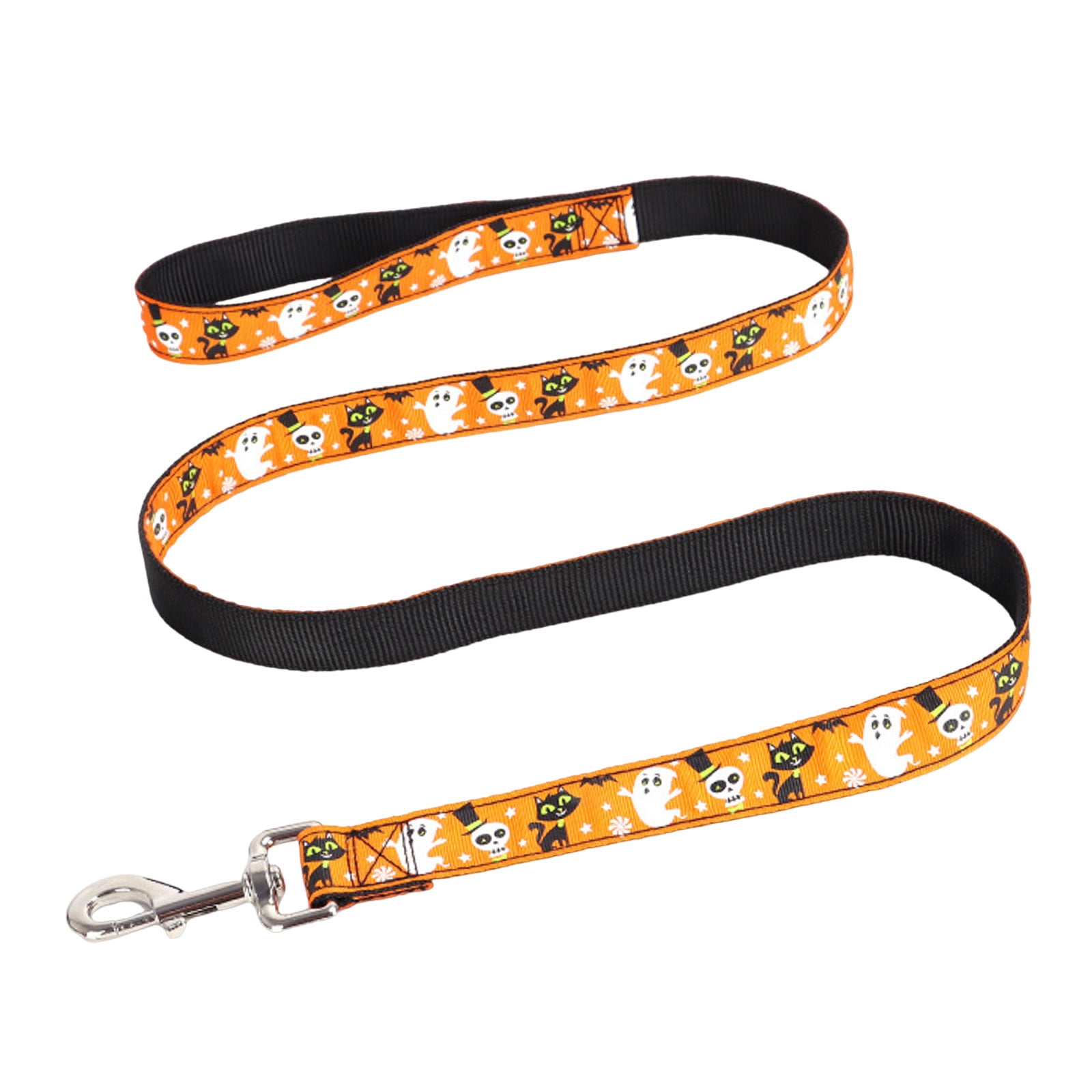 Pet Dog Leash 2024 New Metal Buckle Pumpkin Hat Leash Rubber Stopper ...