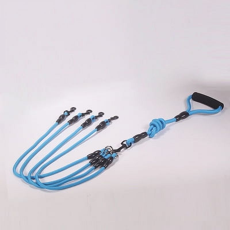 Pet Dog Leash Nylon Rope Double Dual Two Heads Dogs Leash 2 Way Coupler ...
