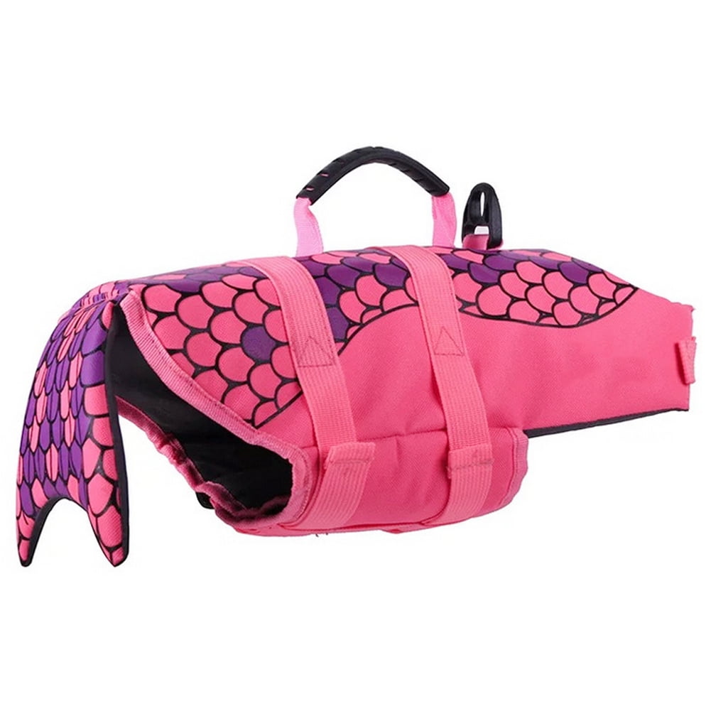 Pet Dog Life Jacket Safety Clothes Life Vest Collar Harness Saver Pet ...