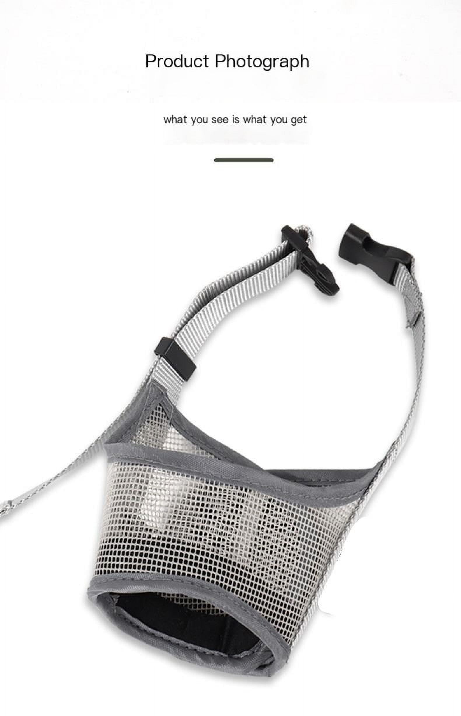 Pet Dog Muzzle, Adjustable Neck and Nose, Pet Training Safety Muzzle ...