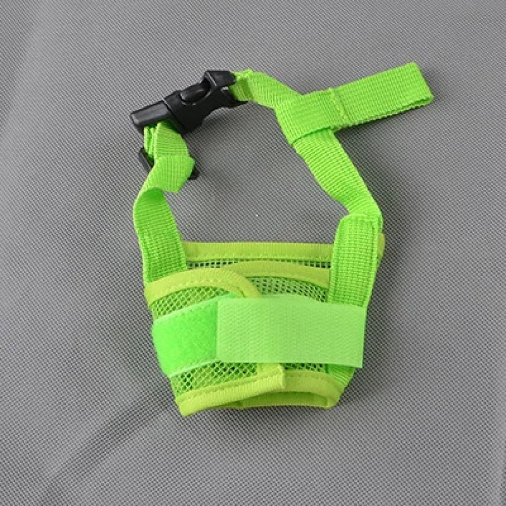 Pet Dog Muzzle For Small Large Dogs Mask Adjustable Mask Bark Bite Mesh ...