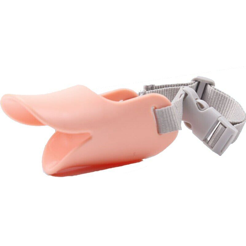 Pet Dog Muzzle Silicone Duck Mouth Shape for Dog Anti Bite Mouth Cover ...