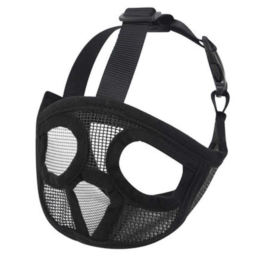 Pet Dog Muzzles Adjustable Bulldog Muzzle Dog Mouth Mask Breathable ...