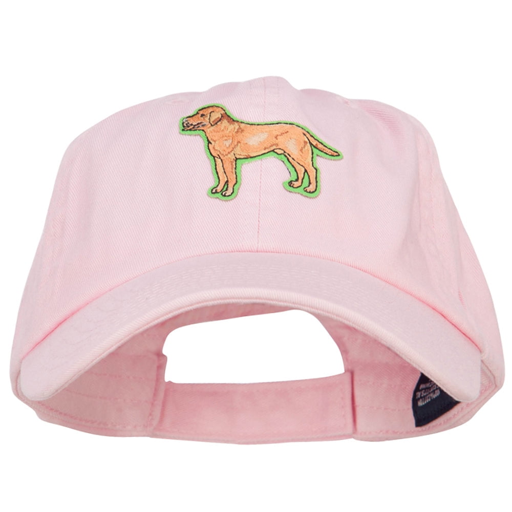 Pet Dog Patched Low Profile Cotton Twill Cap - Lt Pink OSFM - Walmart.com