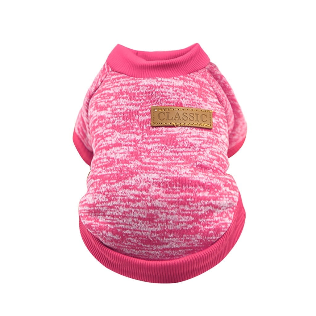 Pet Dog Puppy Classic Sweater Sweater Clothes Warm Sweater Winter Girl ...