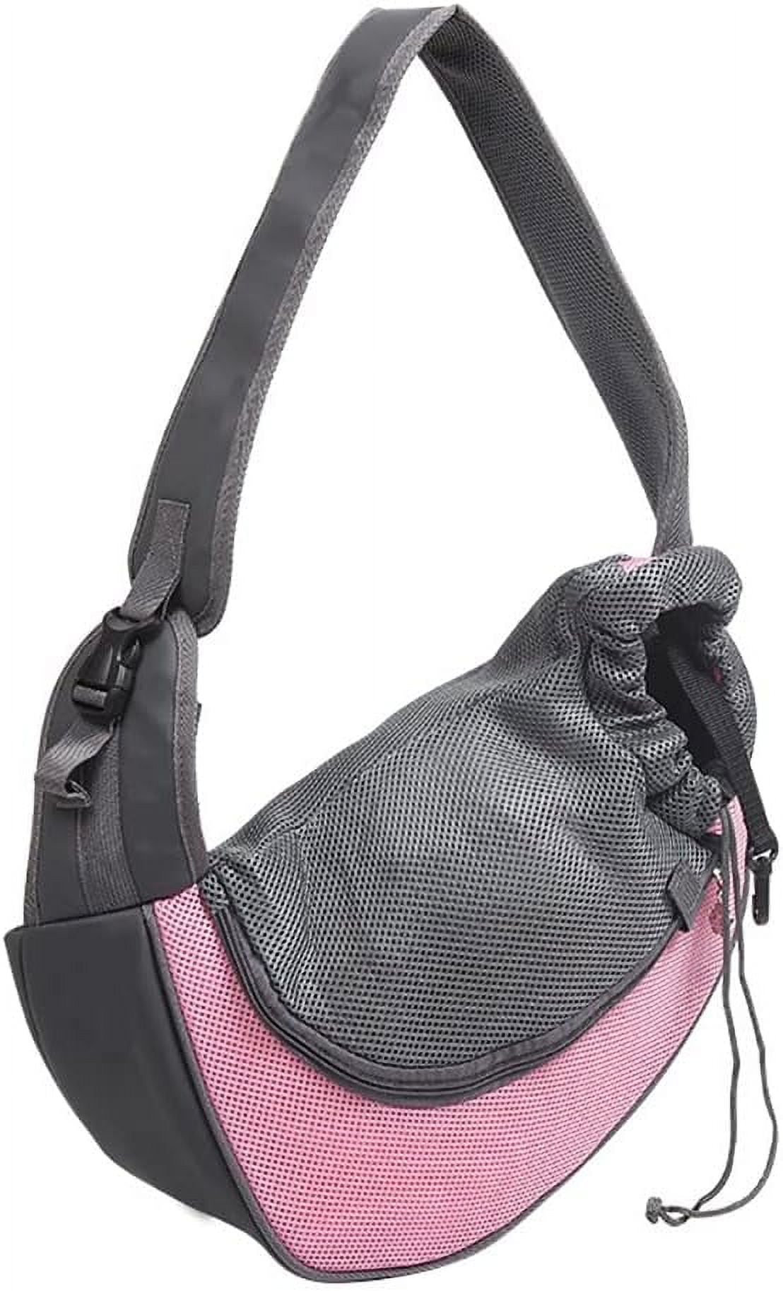 Pet Dog Sling Carrier, Breathable Mesh Portable Travel Safe Pet Sling ...