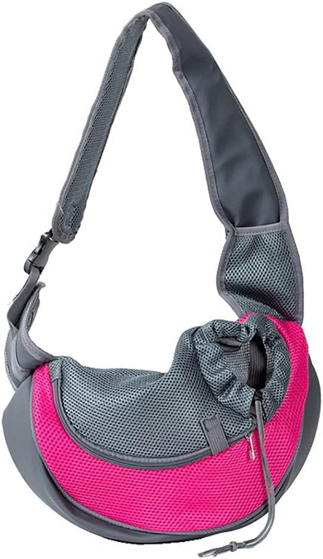 Pet Dog Sling Carrier, Breathable Mesh Portable Travel Safe Pet Sling ...