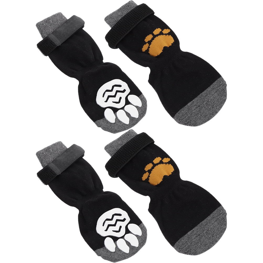 Pet Dog Socks Portable Paw Protectors Cotton for Hardwood Floors Non ...