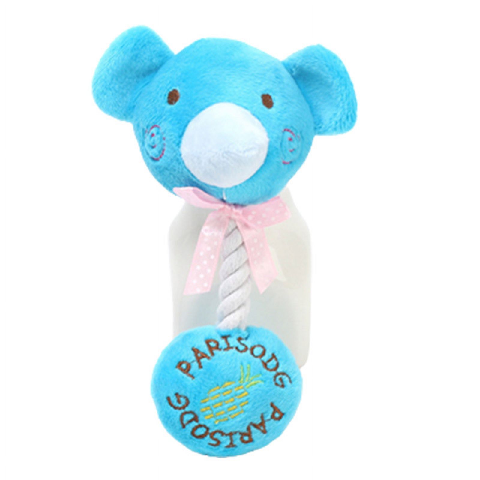 Pet Dog Squeaky Toys Cartoon Frog Rabbit Elephant Bear Puppy Toys for ...