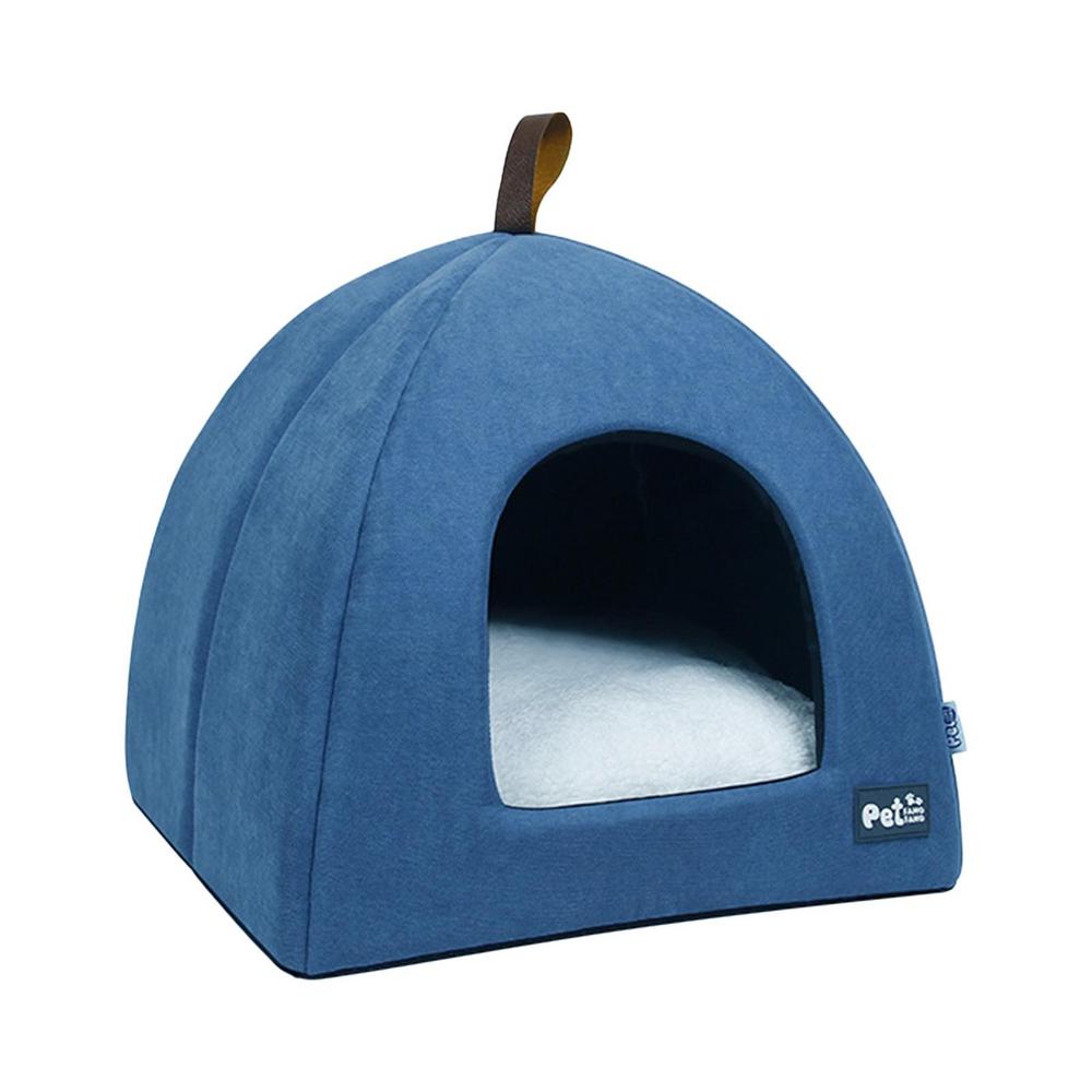 Pet Dog Tent House Foldable Dog Enclosed Cat Tent Bed Indoor Folding ...