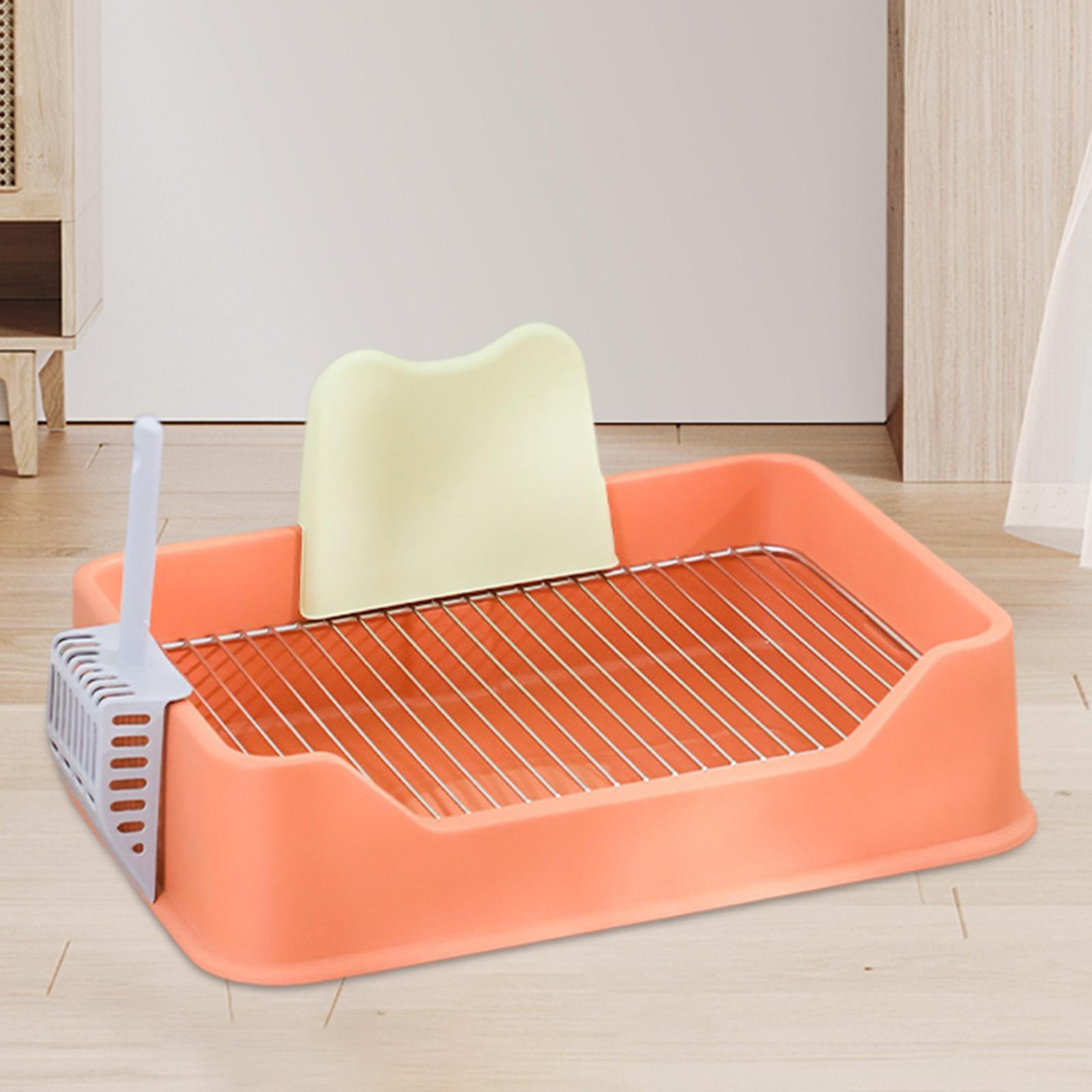 Pet Dog Toilet Puppy Training Potty Tray Anti Splashing Cleaning Tool ...