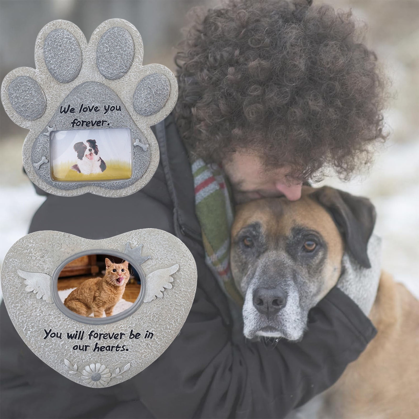 Pet Dog Tombstone Creative Simulation Memorial Stone Pet Tombstone ...