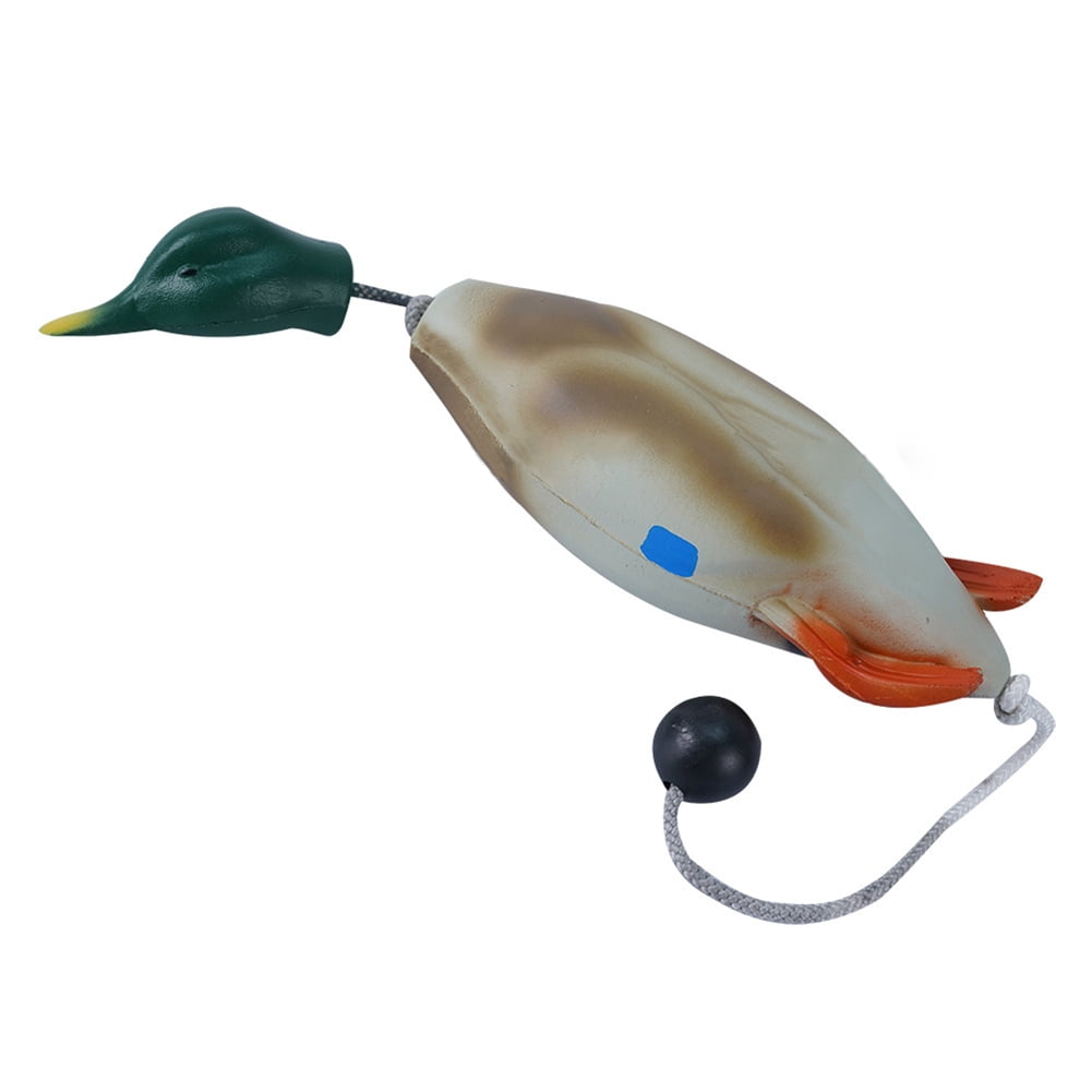 Pet Dog Training Fake Duck The Bird Dummy Teaches Mallard Waterfowl ...