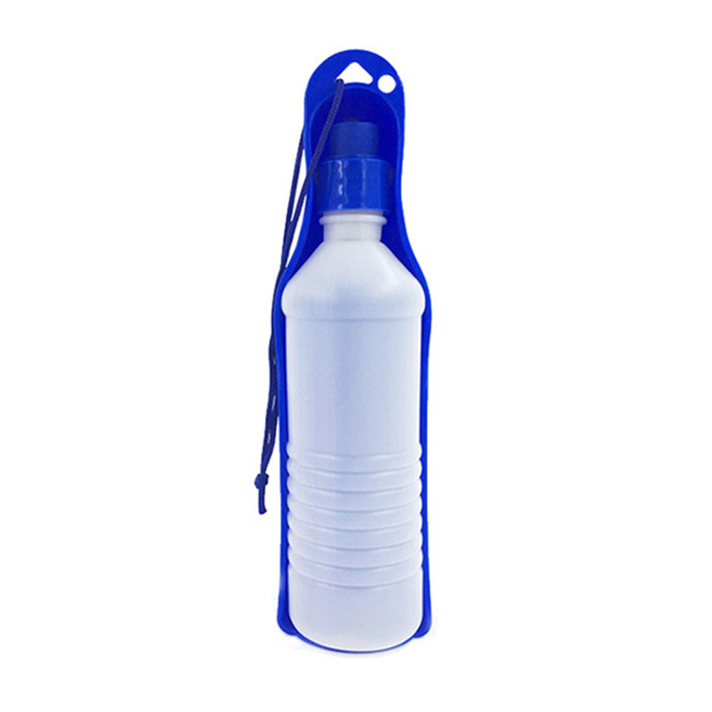 Pet Dog Water Bottle 250ml 500ml Plastic Portable Folding Drinker for ...