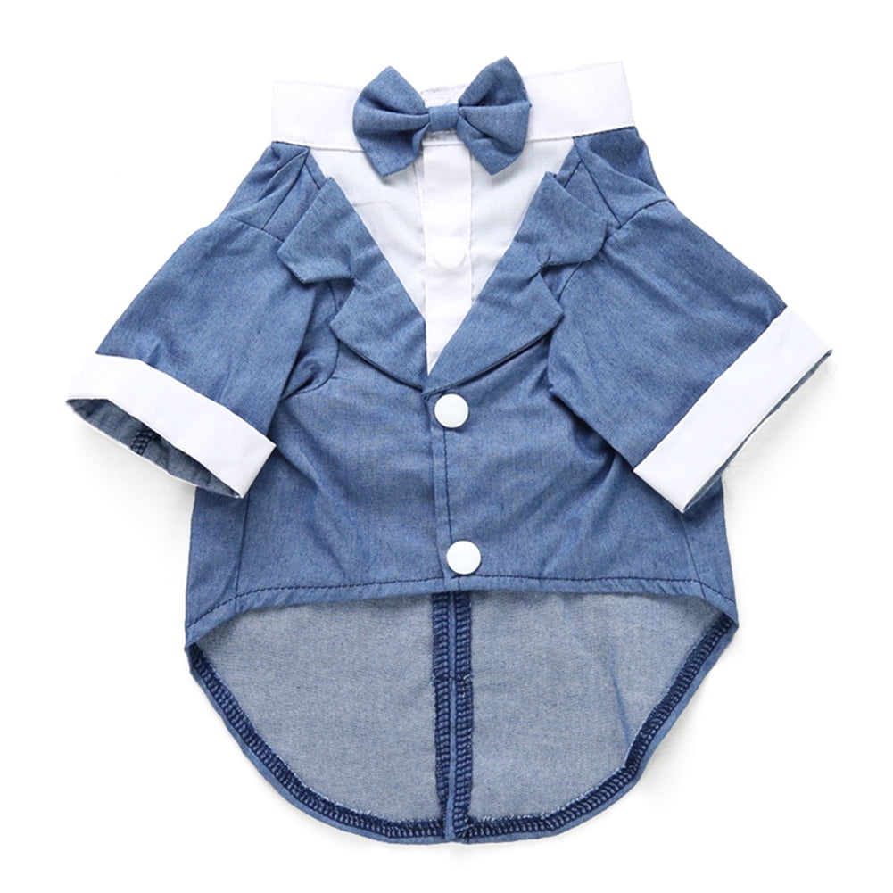 Pet Dog Wedding Formal Bow Tie Tuxedo Suit Jacket Party Groom Costume ...