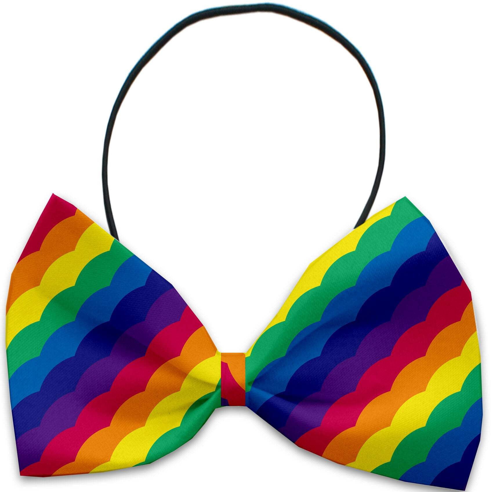 Mirage Pet Scalloped Rainbow Pet Bow Tie - Walmart.com