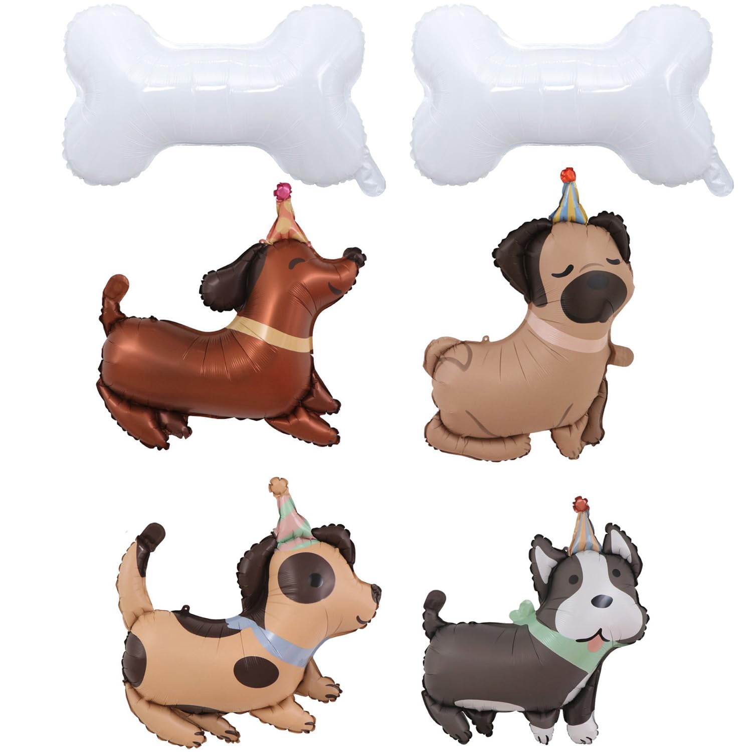 Pet Dogs Balloons Dog Foil Birthday Balloon Children Birthday Party ...