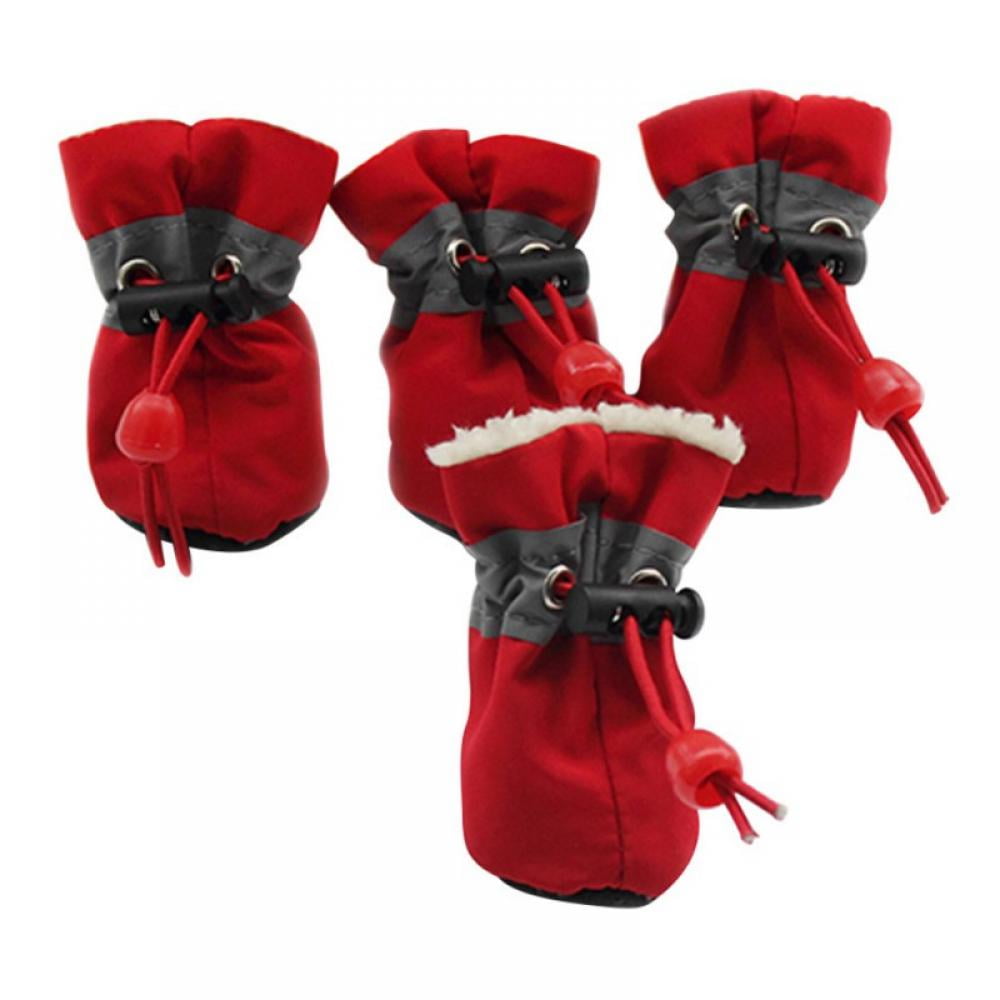 Pet Dogs Rain Snow Waterproof Booties Waterproof Rubber Anti-slip Shoes ...