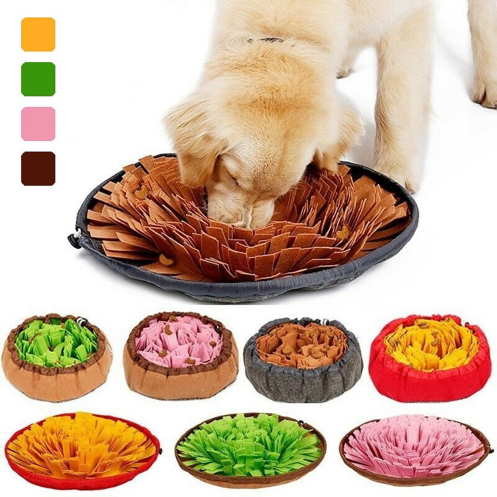 Pet Dogs Snuffle Mat Interactive Feed Game Foraging Skills Mat Pad Bowl ...