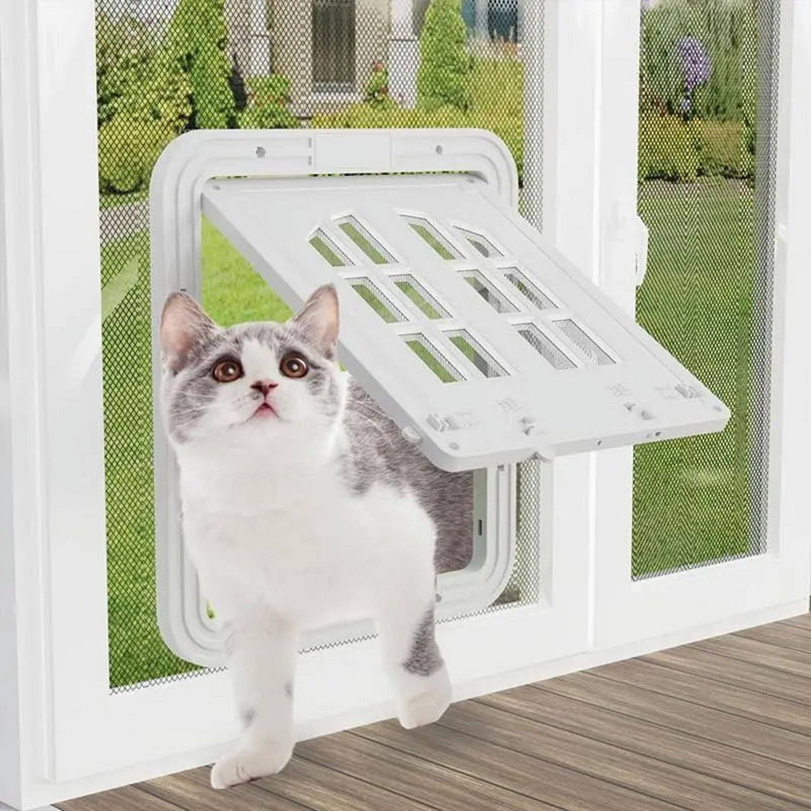 Pet Door Flap Cat Window Door Cat Screens Barrier Sliding Door A ...