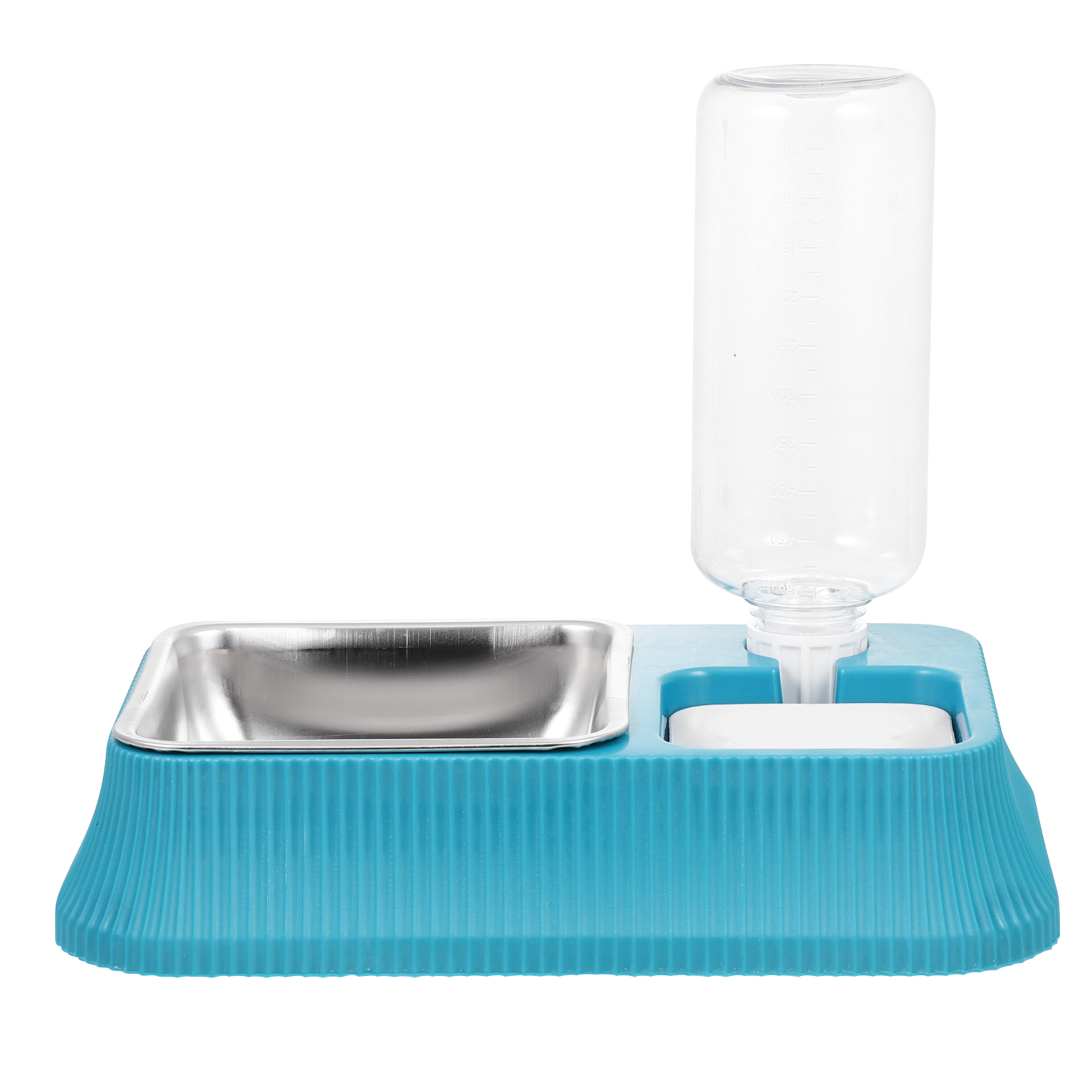 Blue Pet Feeder for Dogs and Cats Detachable and Easy to Clean Suitable ...