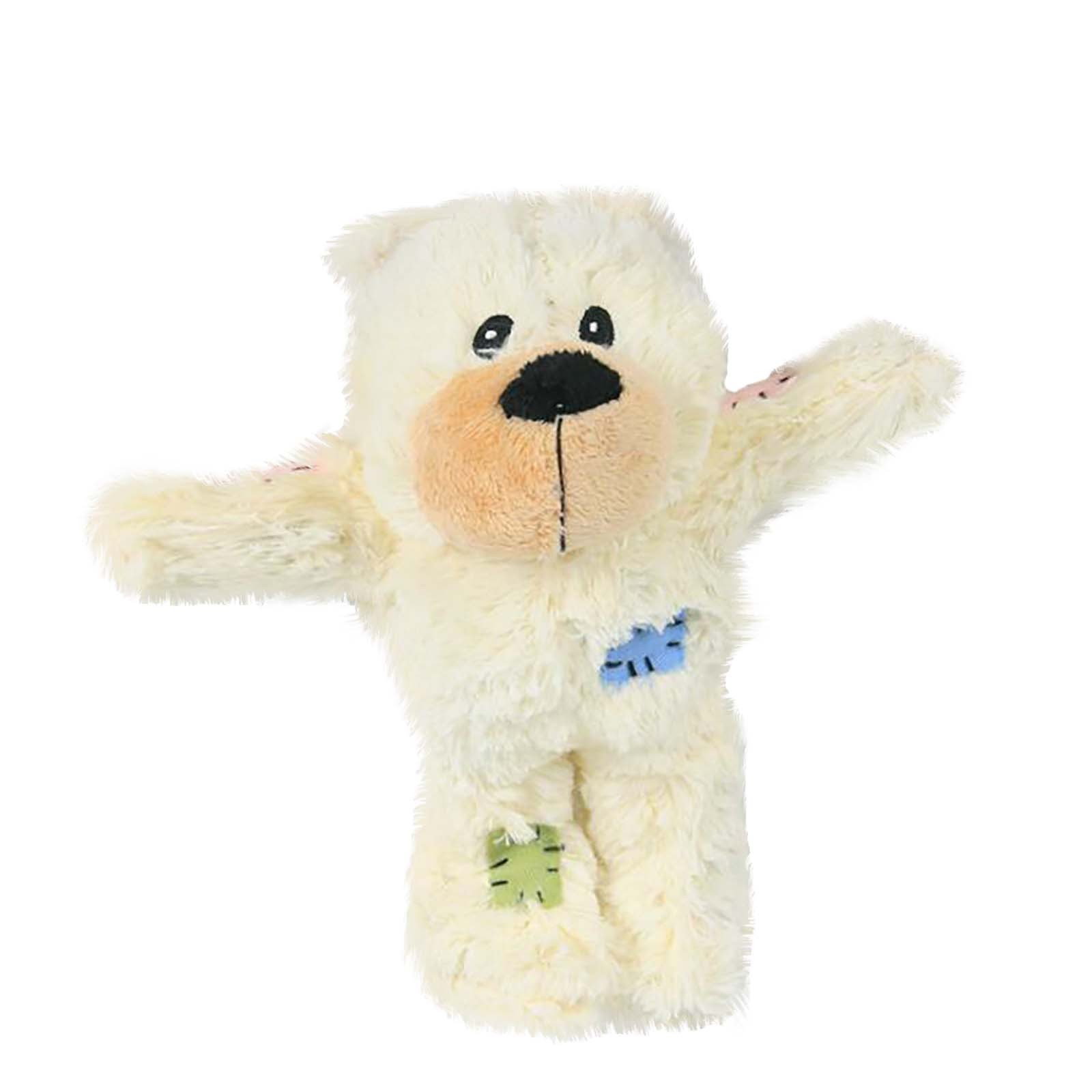 Pet Durable Toy Dog Rag Doll Patch Bear Toy Biting Sound - Walmart.com