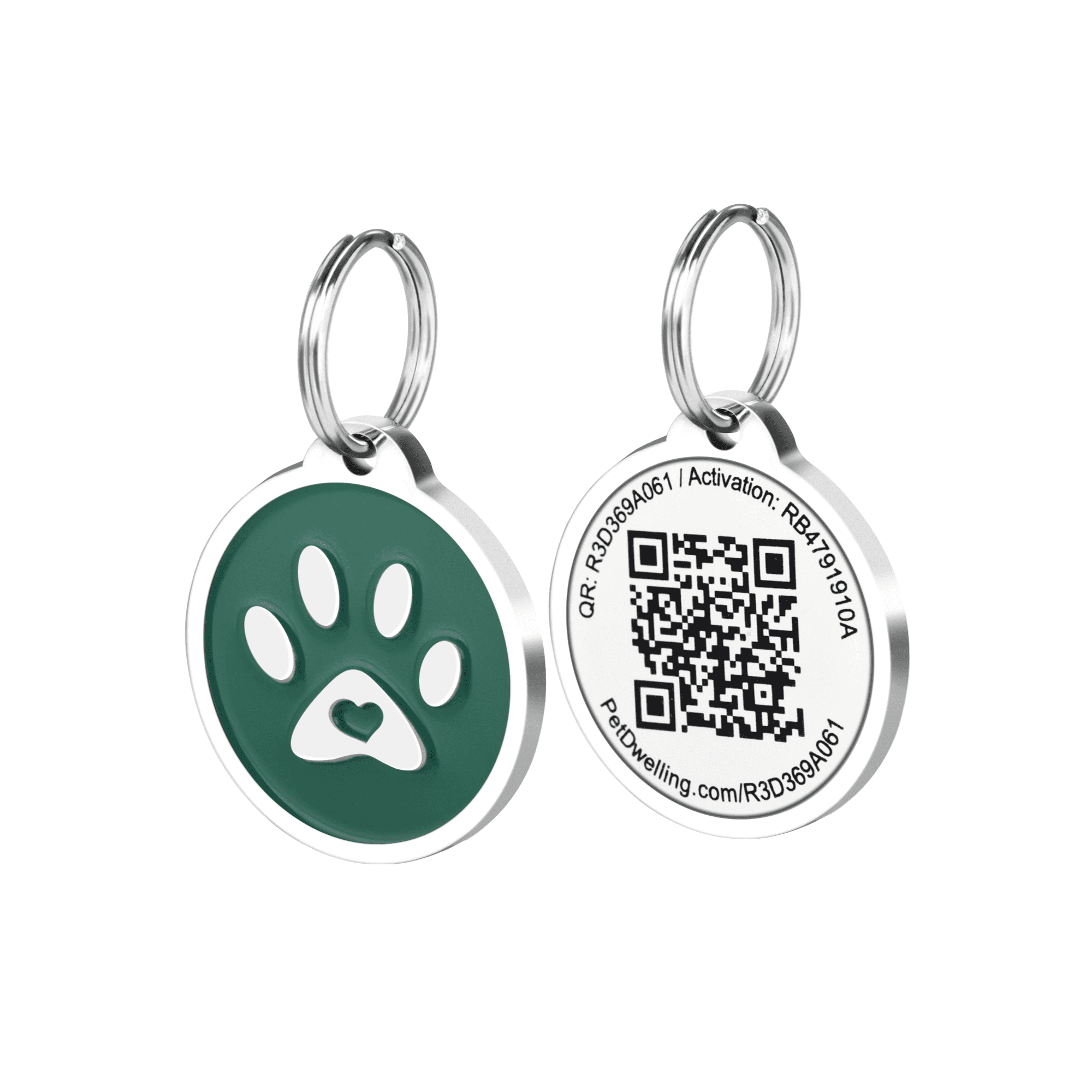 Pet Dwelling 2D QR Code Pet ID Tag - Dog Tags - Cat Tags - Online Pet ...
