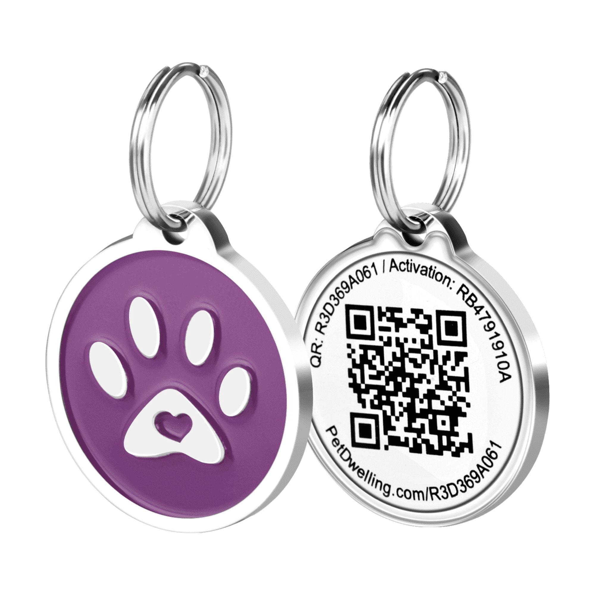 Pet Dwelling Premium QR Code Pet ID Tag for Dogs & Cats – Easy Scan ...