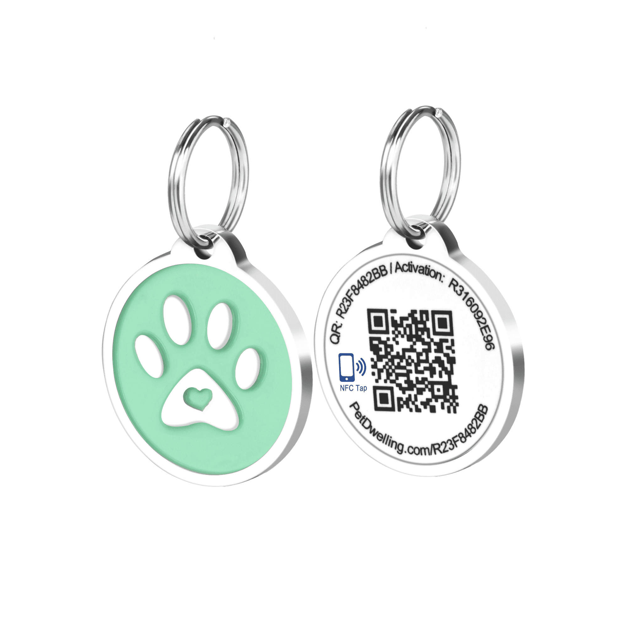 Pet Dwelling Smart NFC-QR Code Pet ID Tag - Online Pet Profile ...