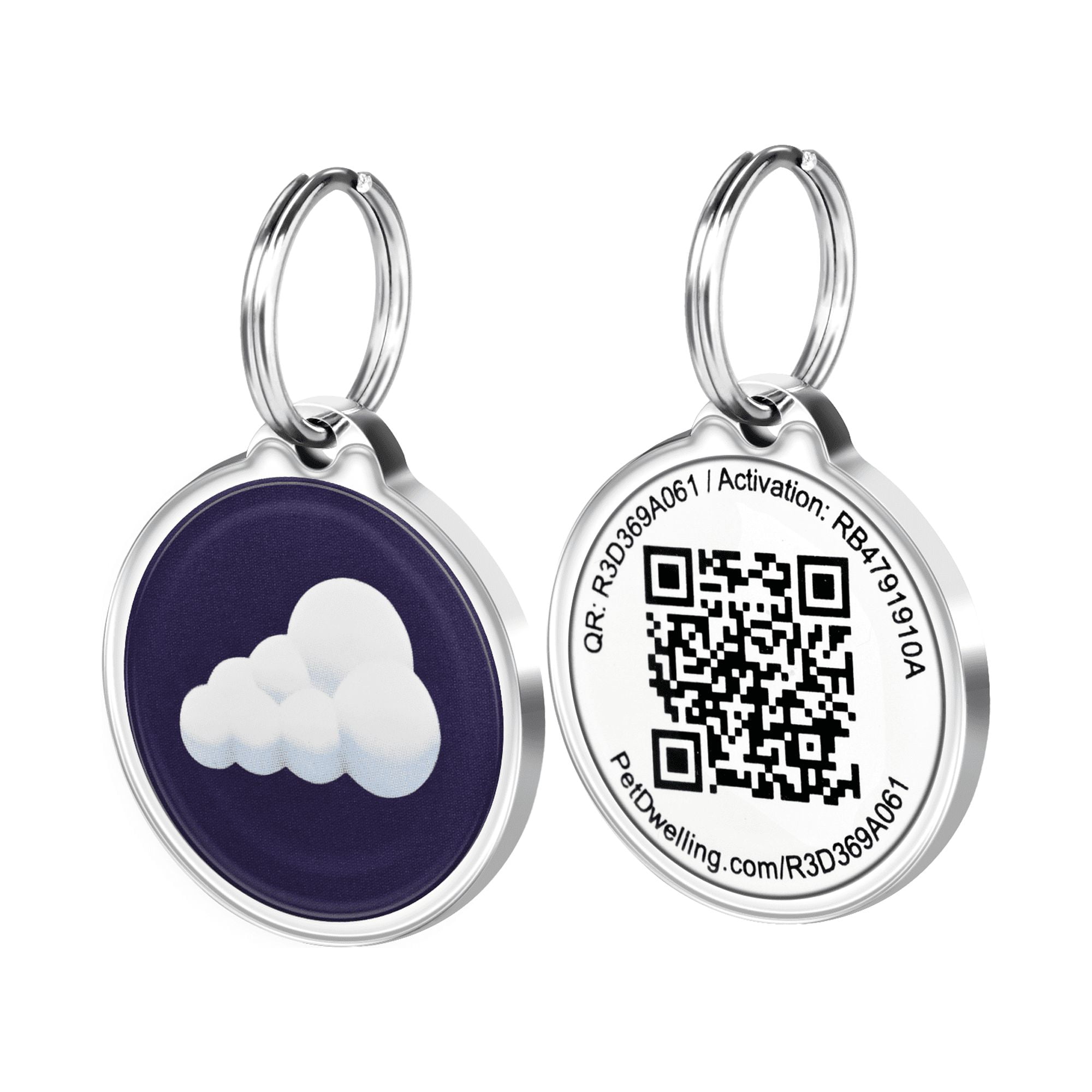 Pet Dwelling Symbol QR Code Pet ID Tag - Dog Tags - Cat Tags - Online ...