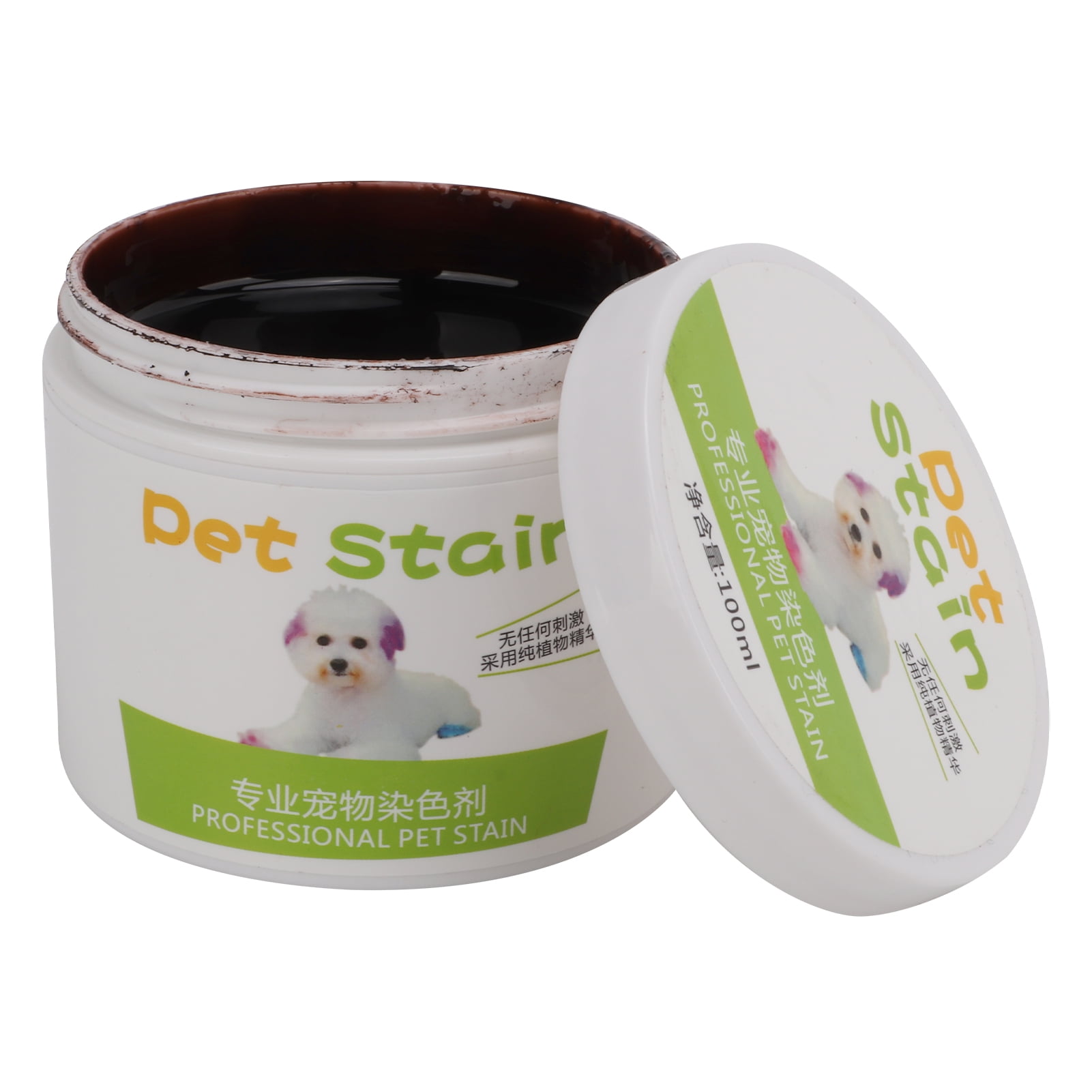 Pet Dye, Dog Hair Dye Vibrant Colours Wide Mouth Design Safe Semi ...