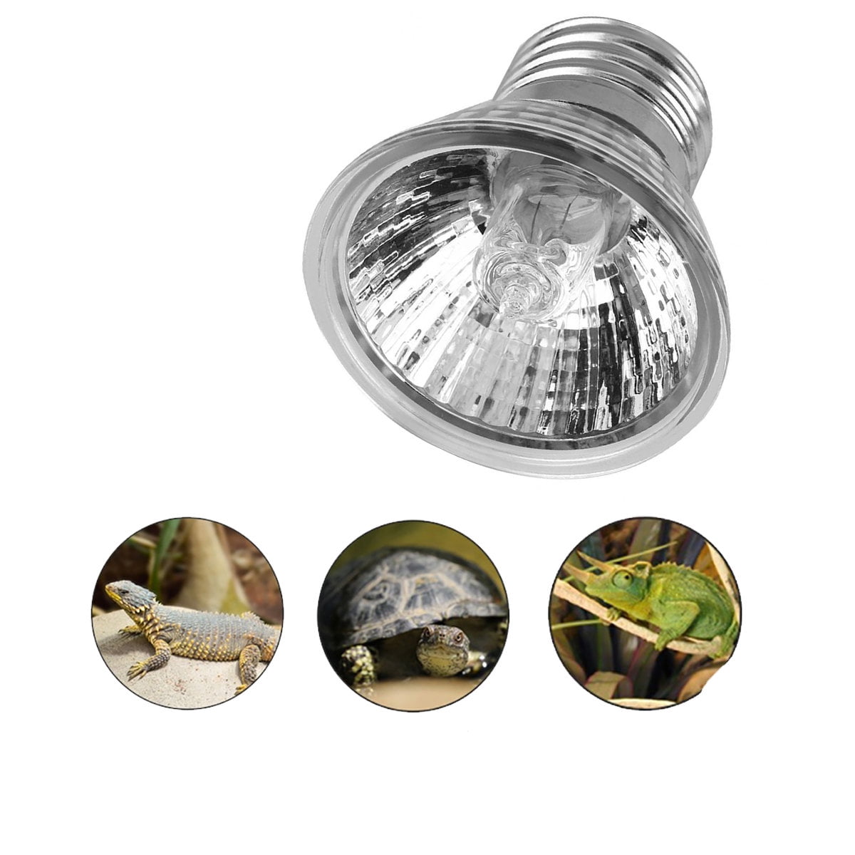 Pet Enjoy 25/50/75W Sun Light,Reptile Heat Lamp,UVA + UVB Full Spectrum ...