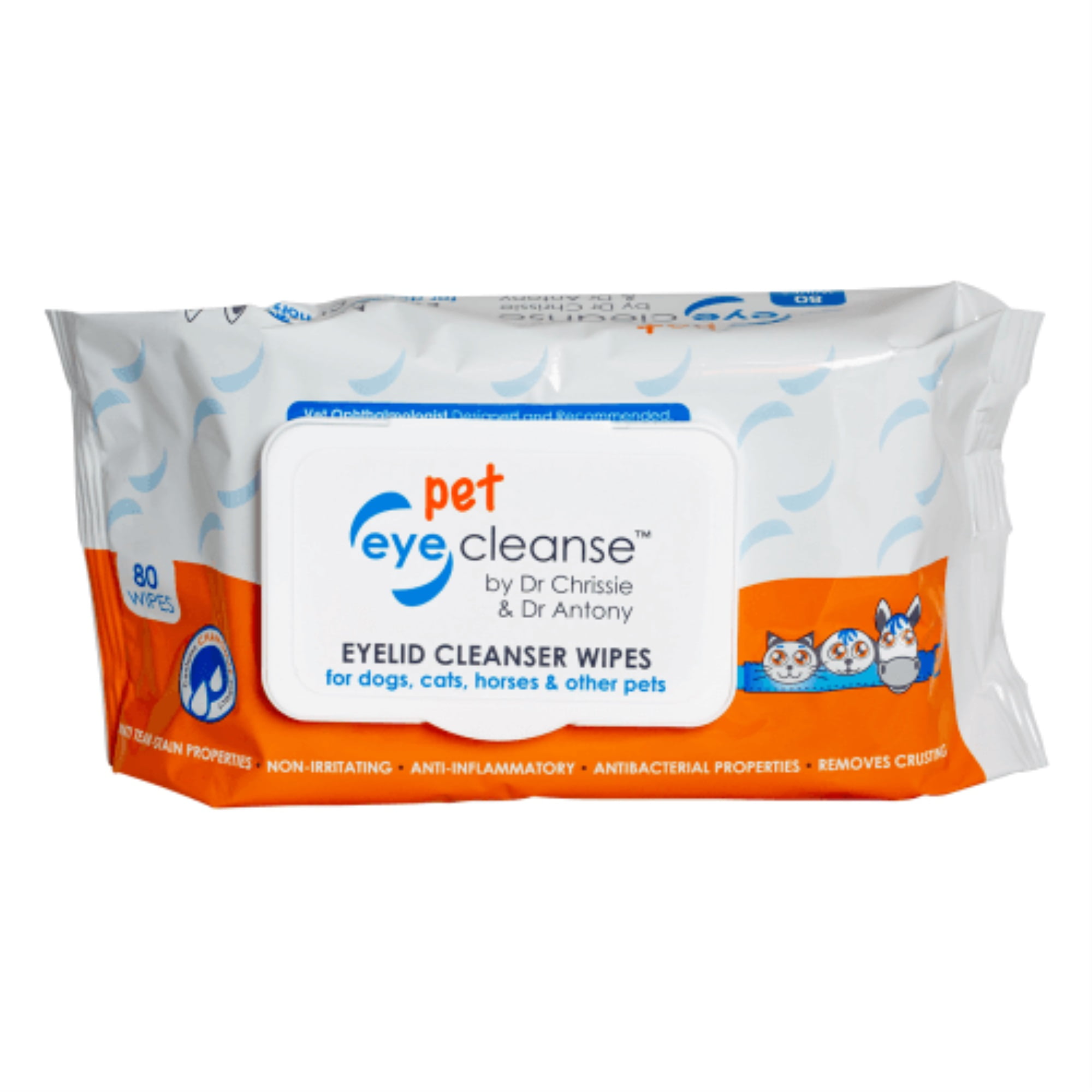 Pet Eye Cleanse Wipes by Dr. Chrissie and Dr. Antony - Walmart.com