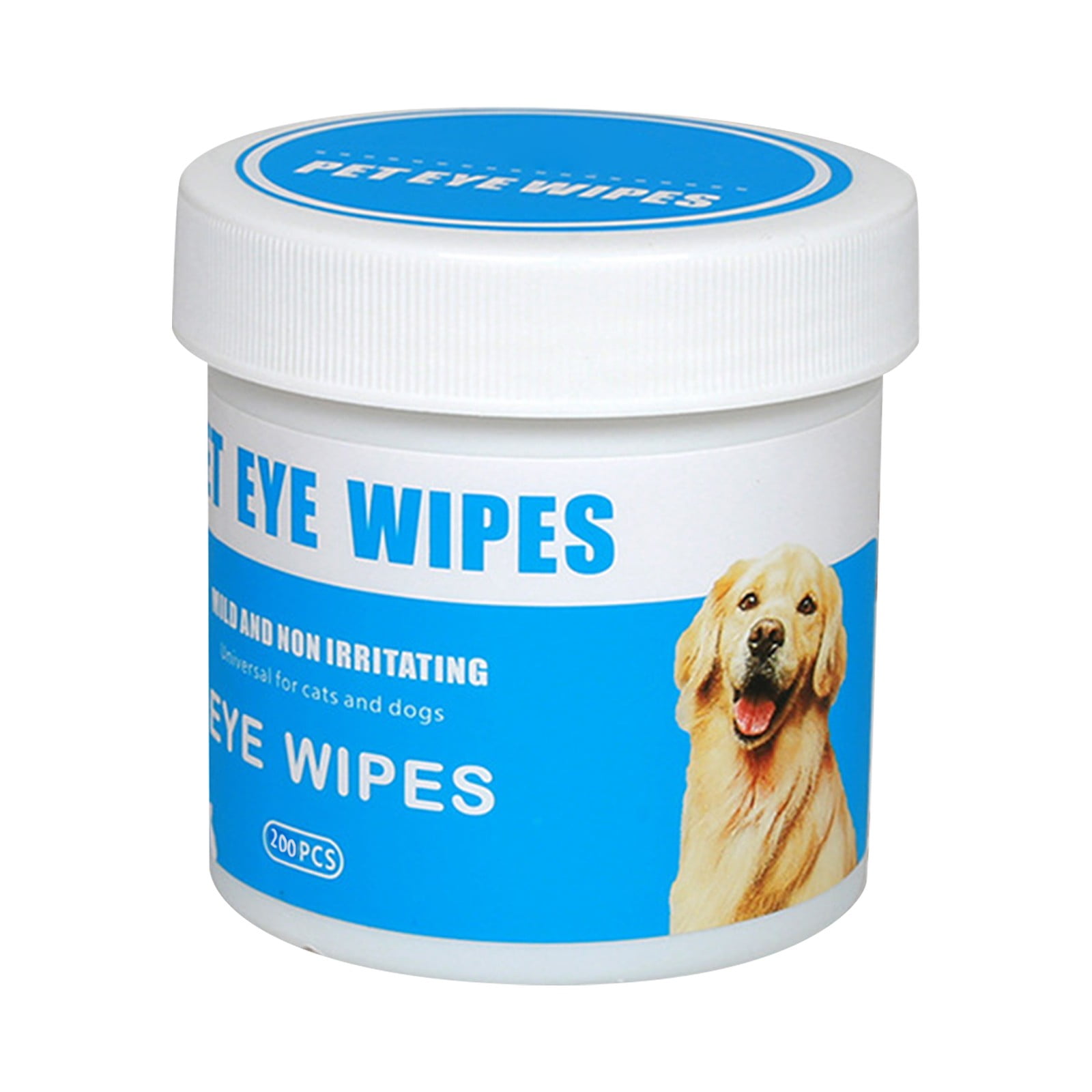 Pet Eye Cleansing Wipes [200 Tablets/Bucket] Blue Bucket *1 Bucket ...