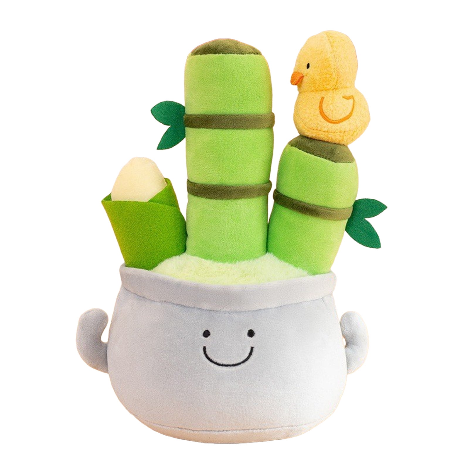 Potted Plant Plush Toy, 12 Inches – Soft & Cute Toy Plant in Tea Pot ...