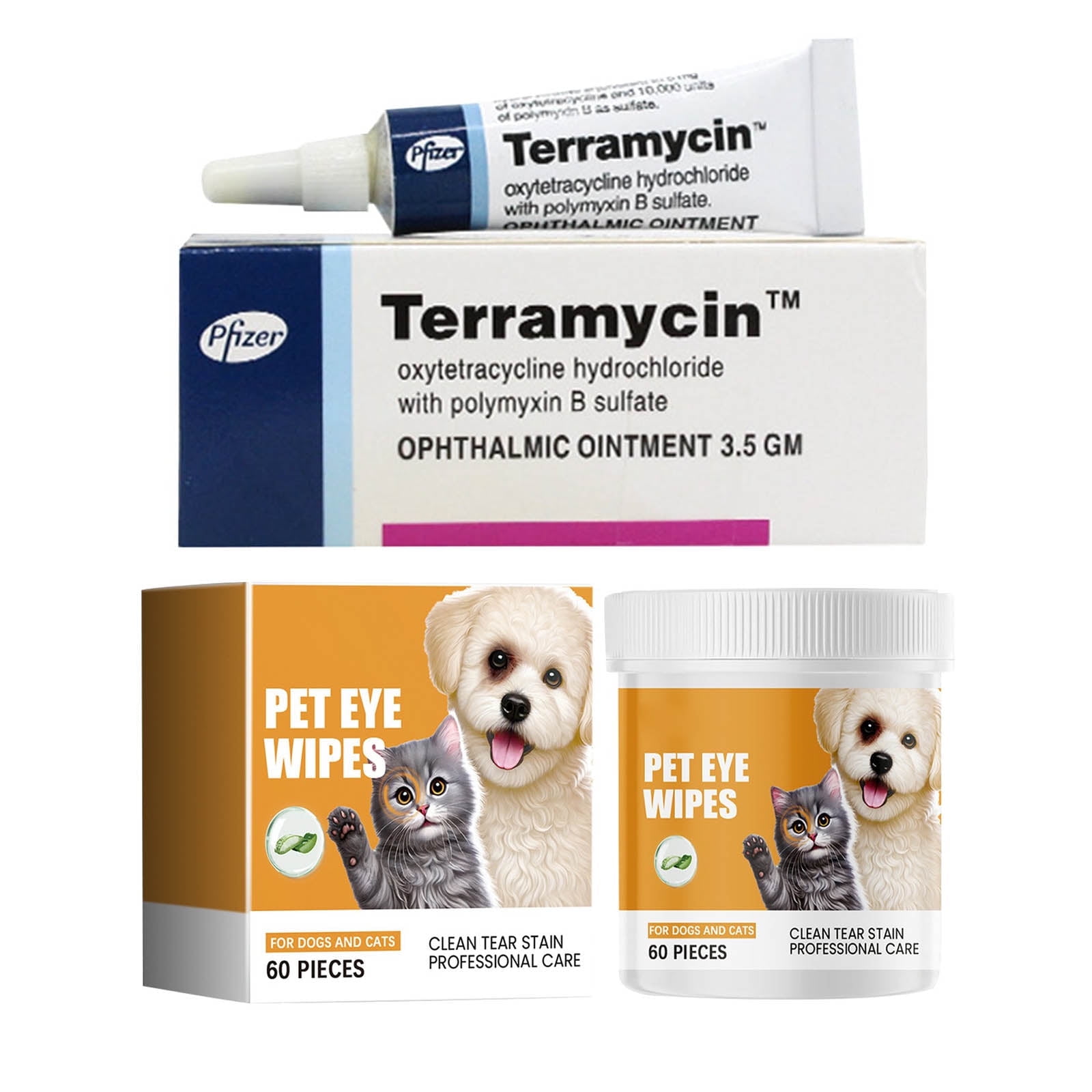 Pet Eye Ointment Terramycin Eye Ointment for Cats, Dogs & Horses & Pet ...