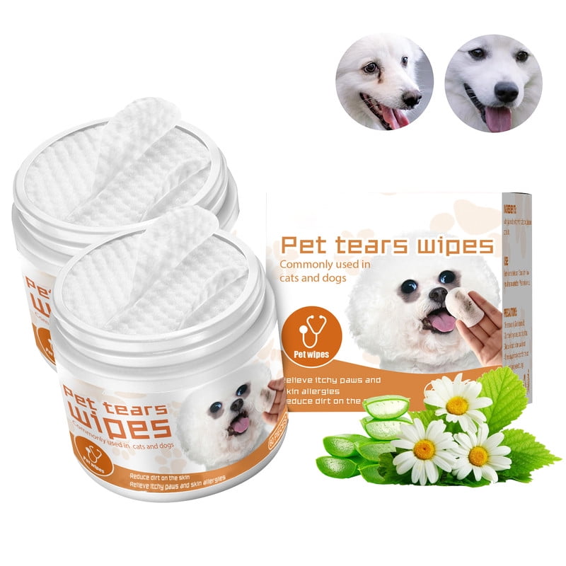 Pet Eye Stain Remover Wipes,Pet Eye Cleaning Wipes,Dogs&Cats Tears ...
