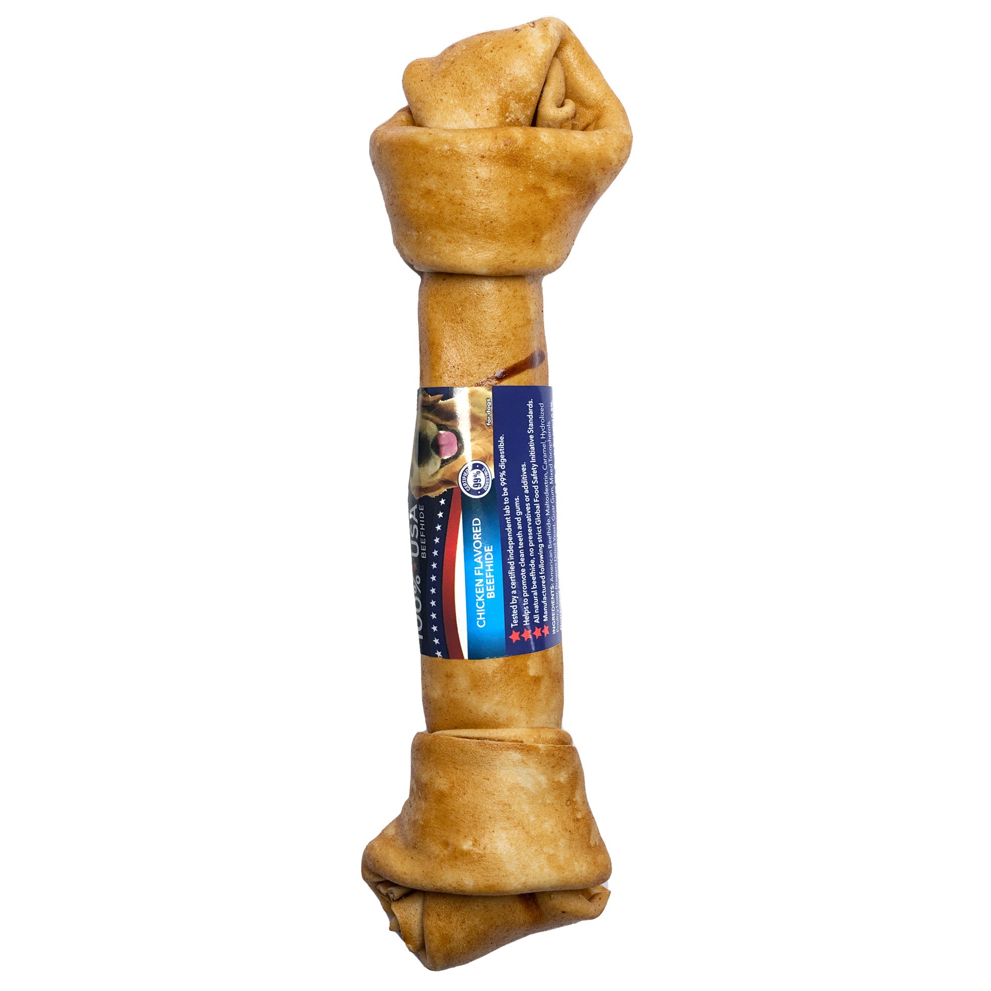 Cadet Pressed Rawhide Bones 6.5 inches 12 pack - Walmart.com