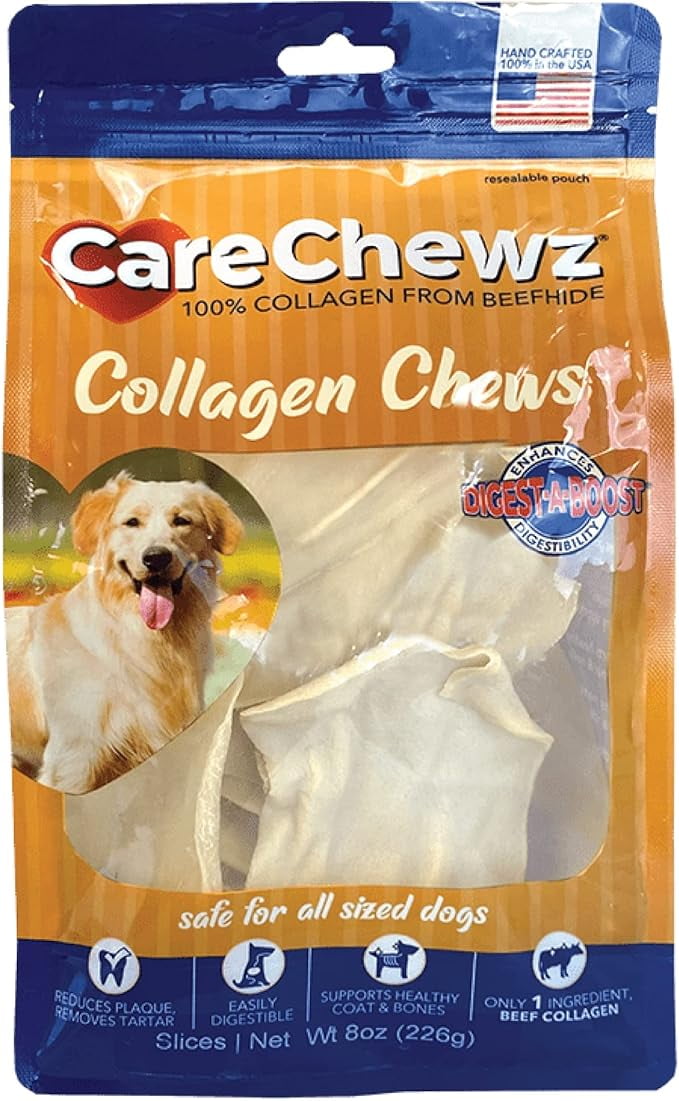 Pet Factory CareChewz Collagen Slices Dog Chew Treats - Natural Flavor ...