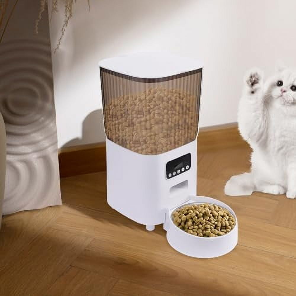 Pet Feeder Automatic Cat Feeder, 5L Smart Cat Food Dispenser, Timed Cat ...
